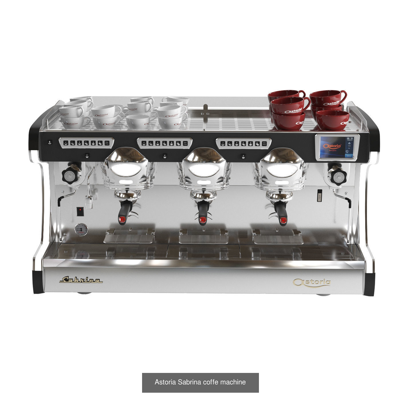 3D Model Collection Astoria coffee machines VR / AR / low-poly | CGTrader