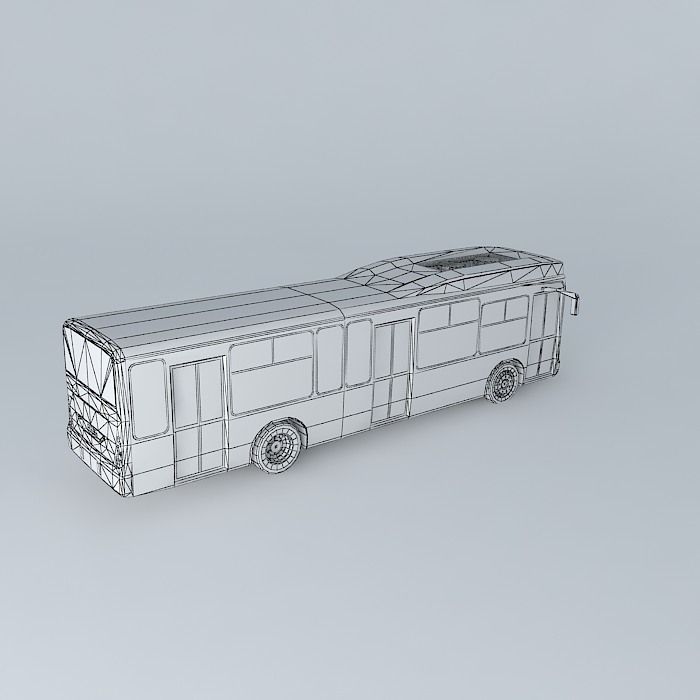 TCGL bus model free 3D model | CGTrader