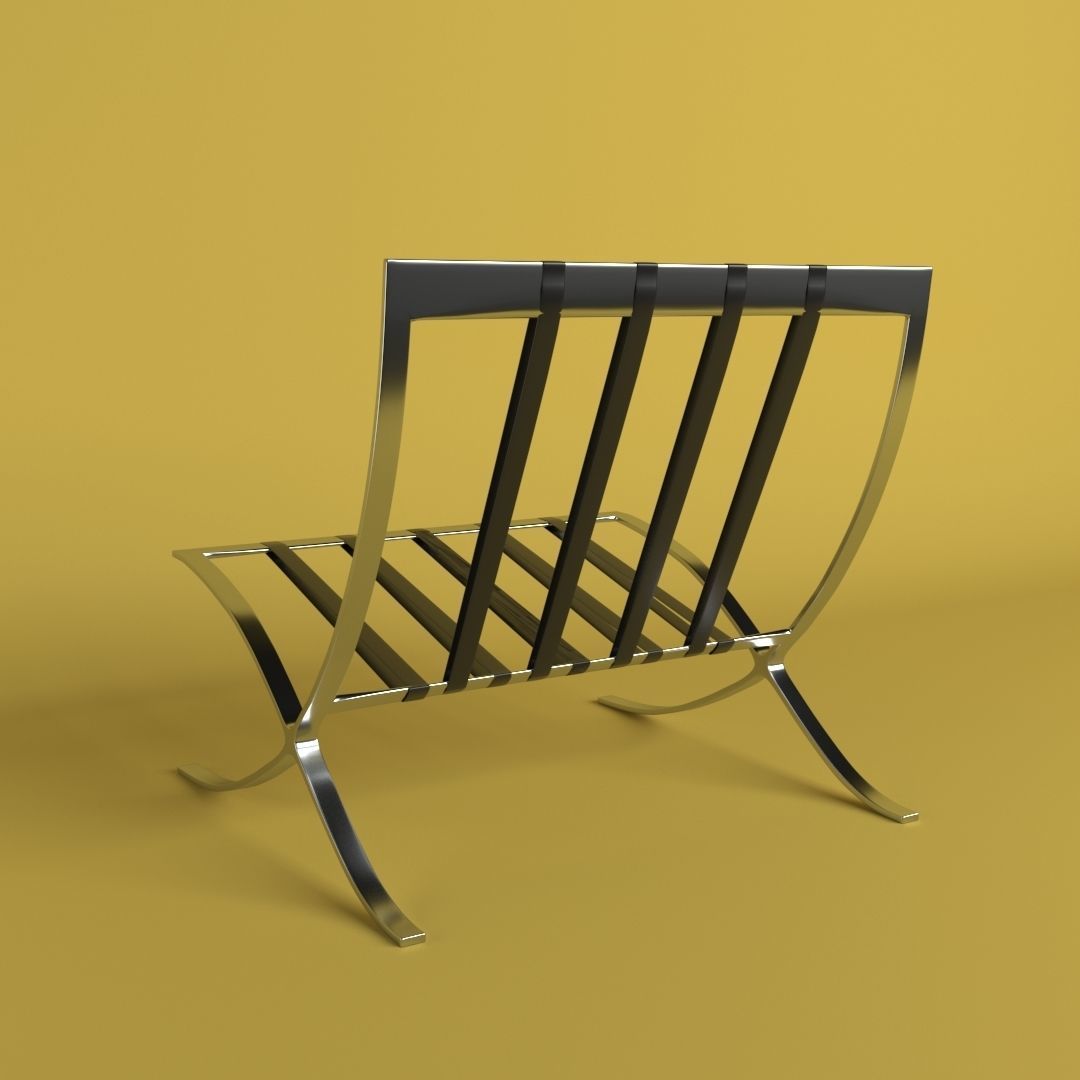 Barcellona Chair - Mies van der Rohe 3D model | CGTrader
