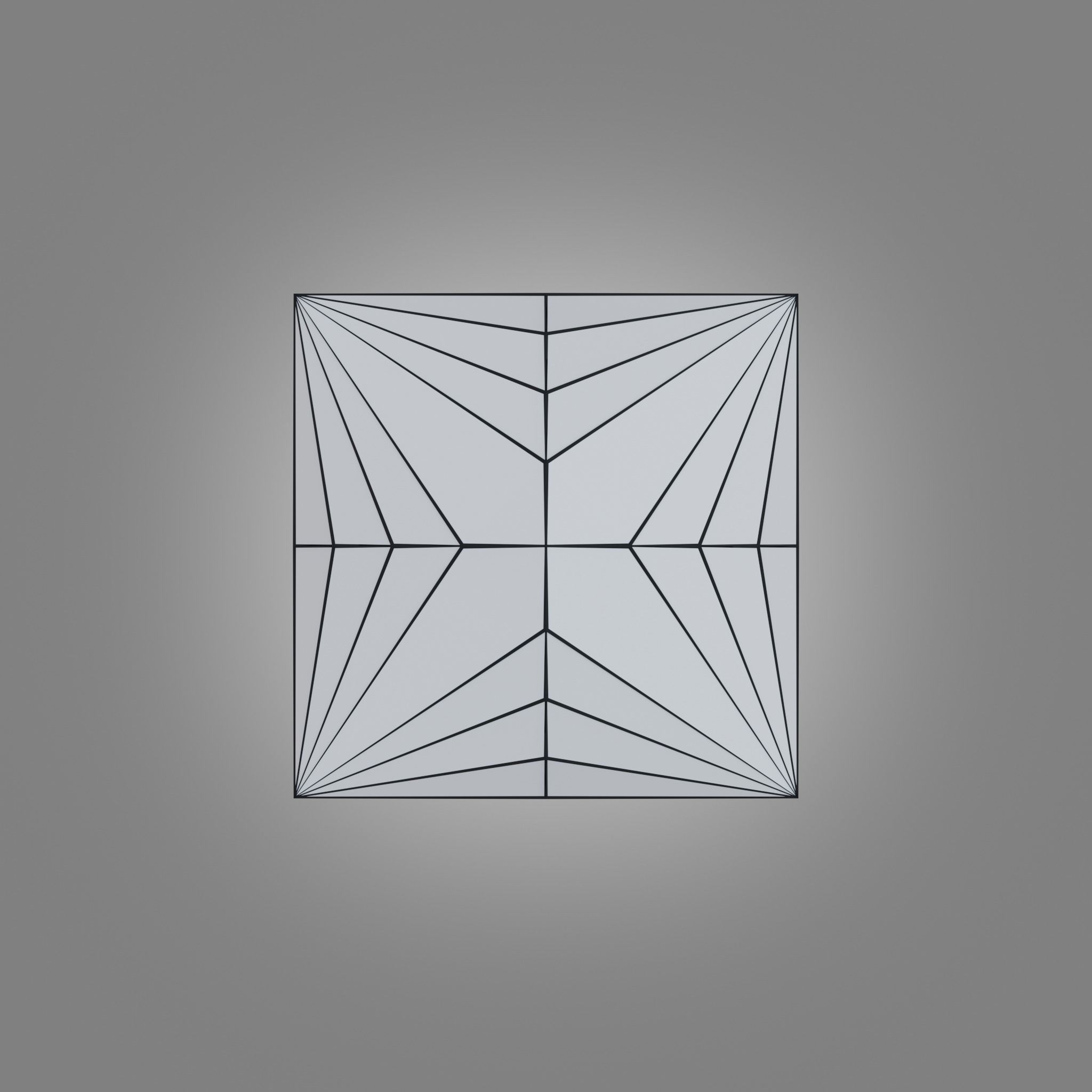 Princess Cut Diamond free 3D model | CGTrader