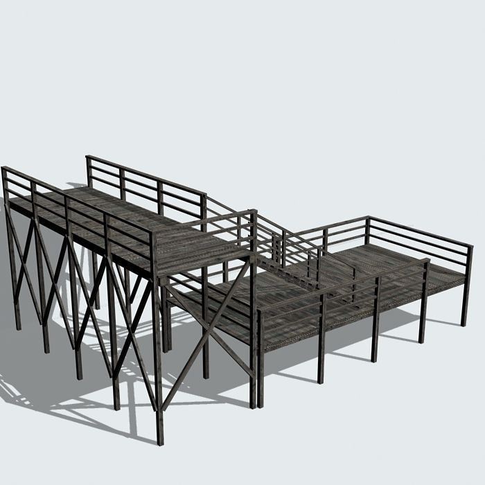 3D model Dock 05 VR / AR / low-poly | CGTrader