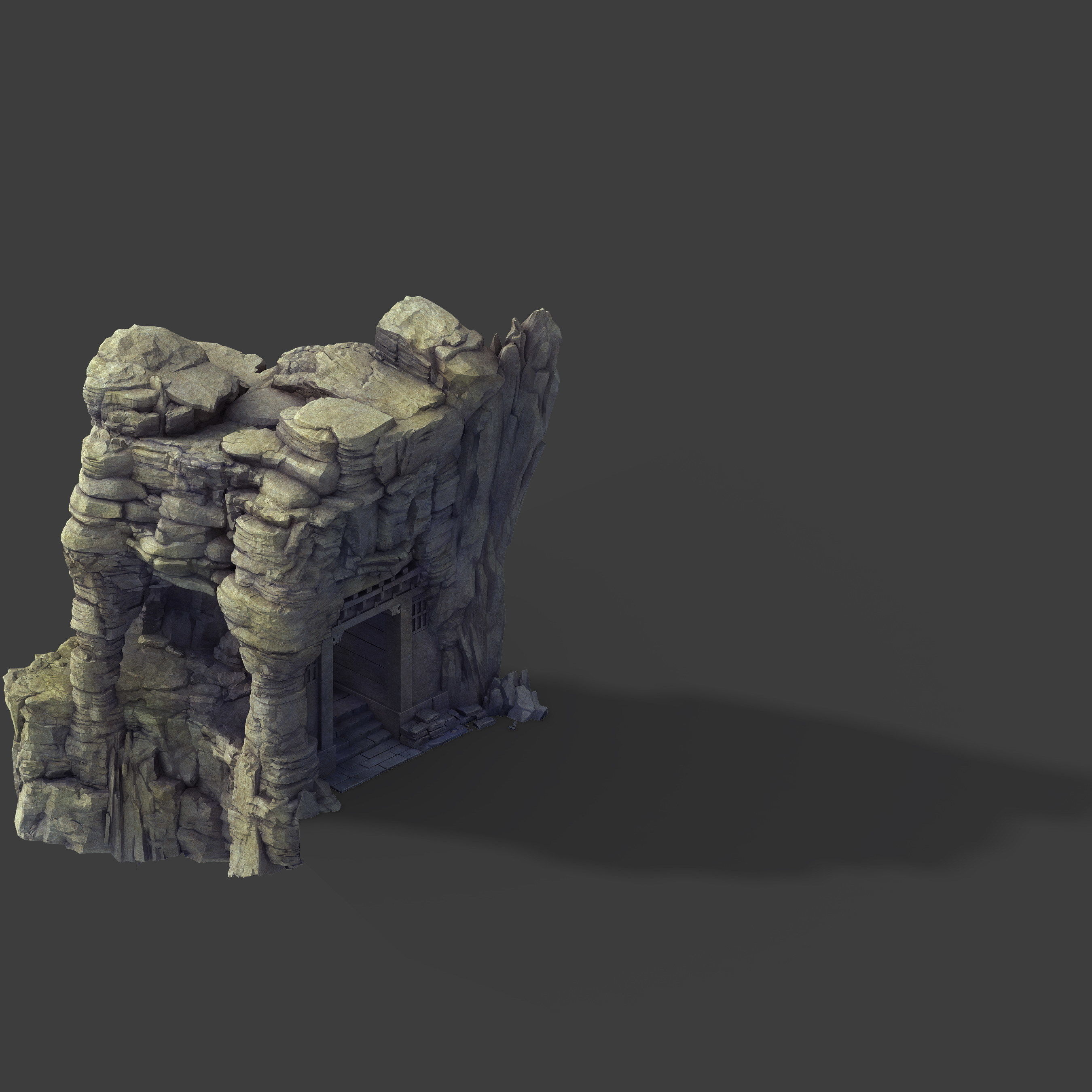 Terrain - Stone 09 3D model | CGTrader