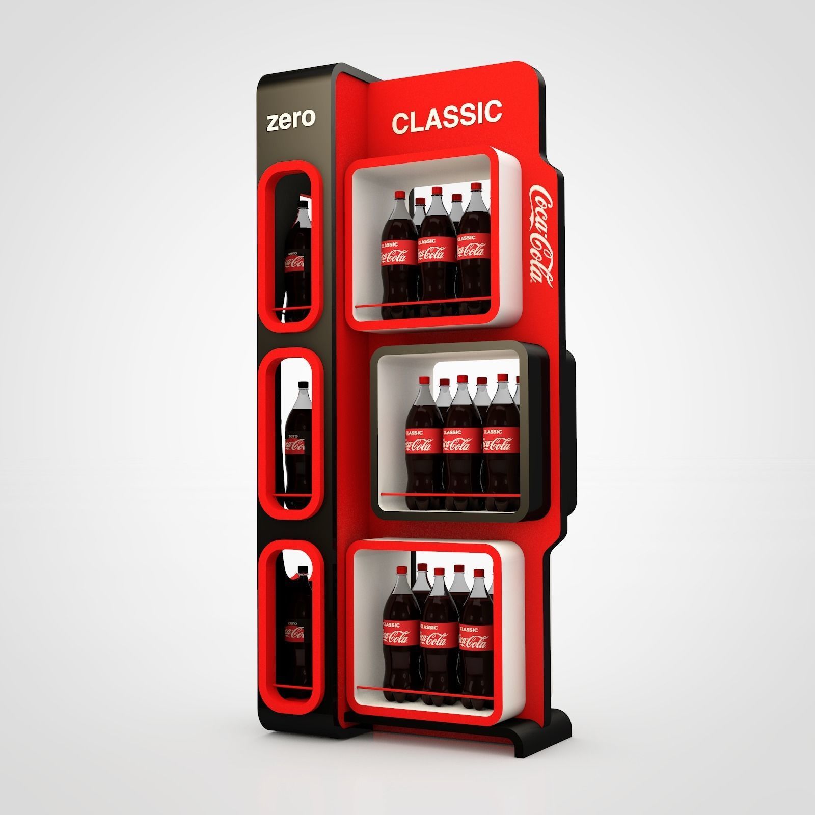 coca-cola display stand 3D model | CGTrader