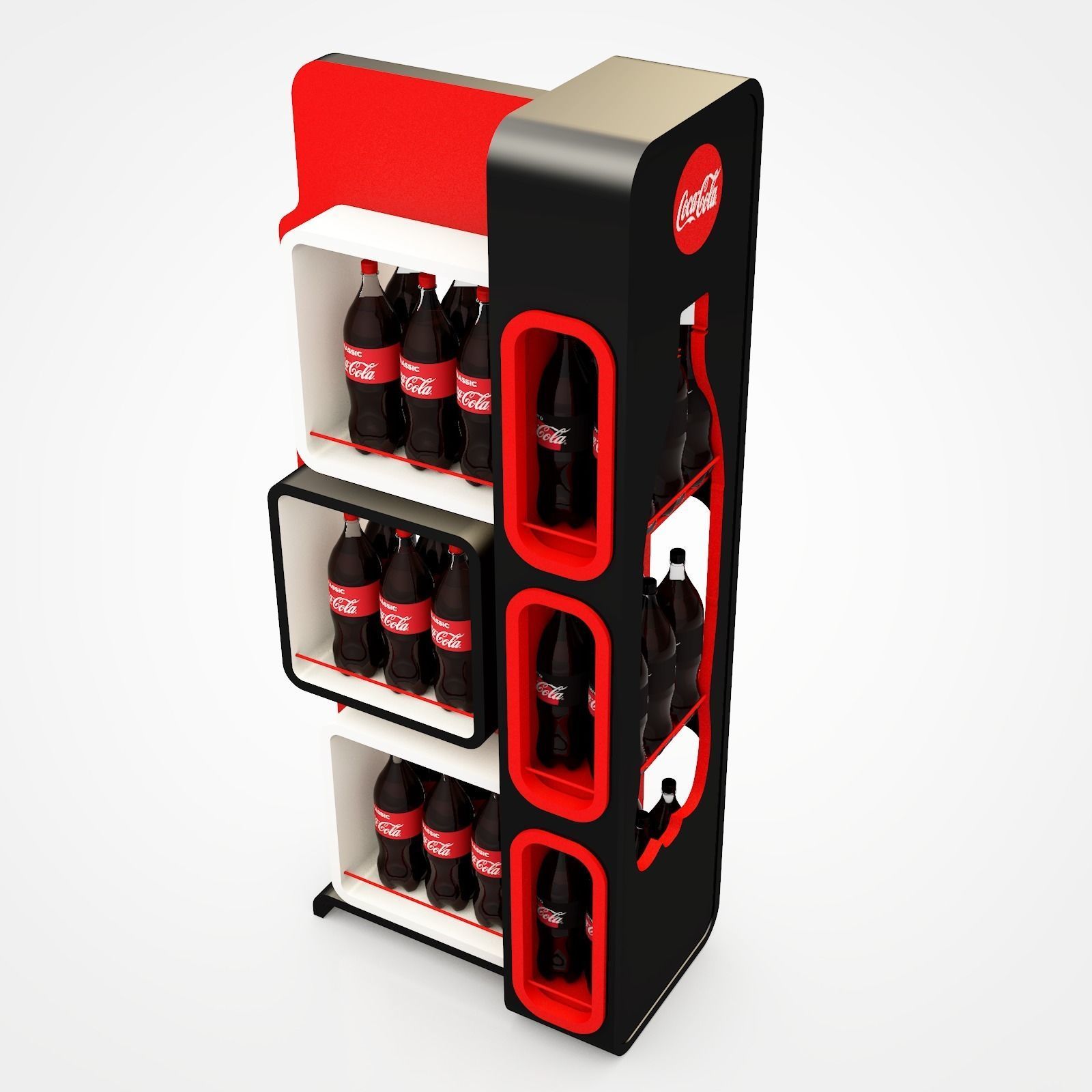 coca-cola display stand 3D model | CGTrader