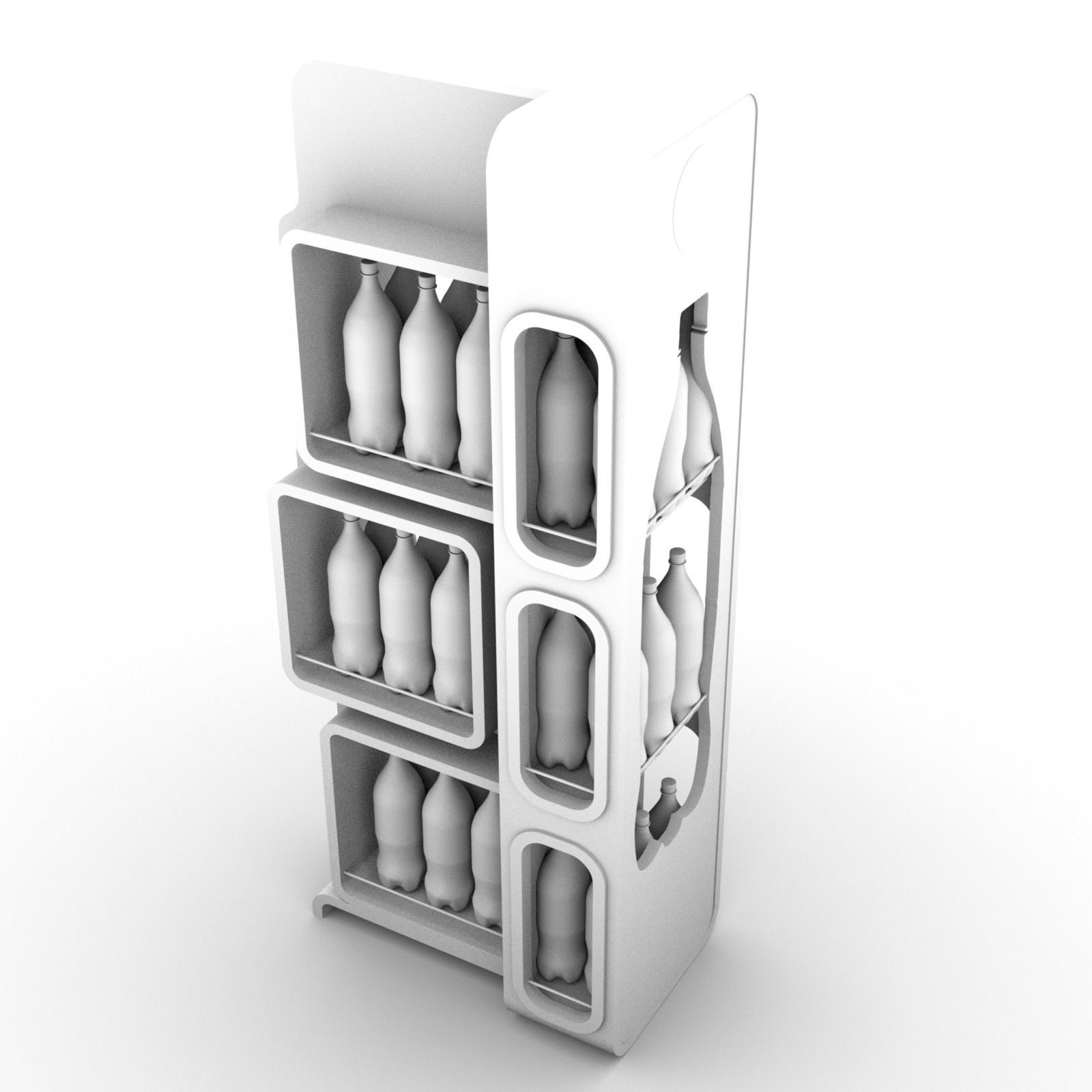 coca-cola display stand 3D model | CGTrader