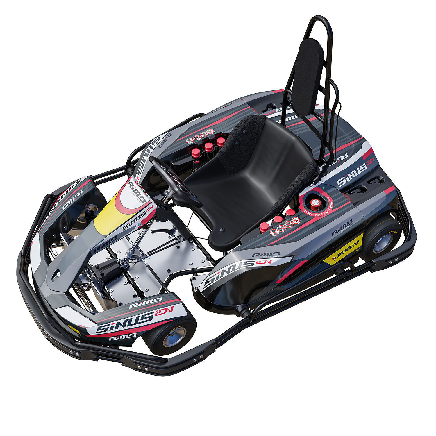 Kart - RiMO SiNUS iON 3D model | CGTrader