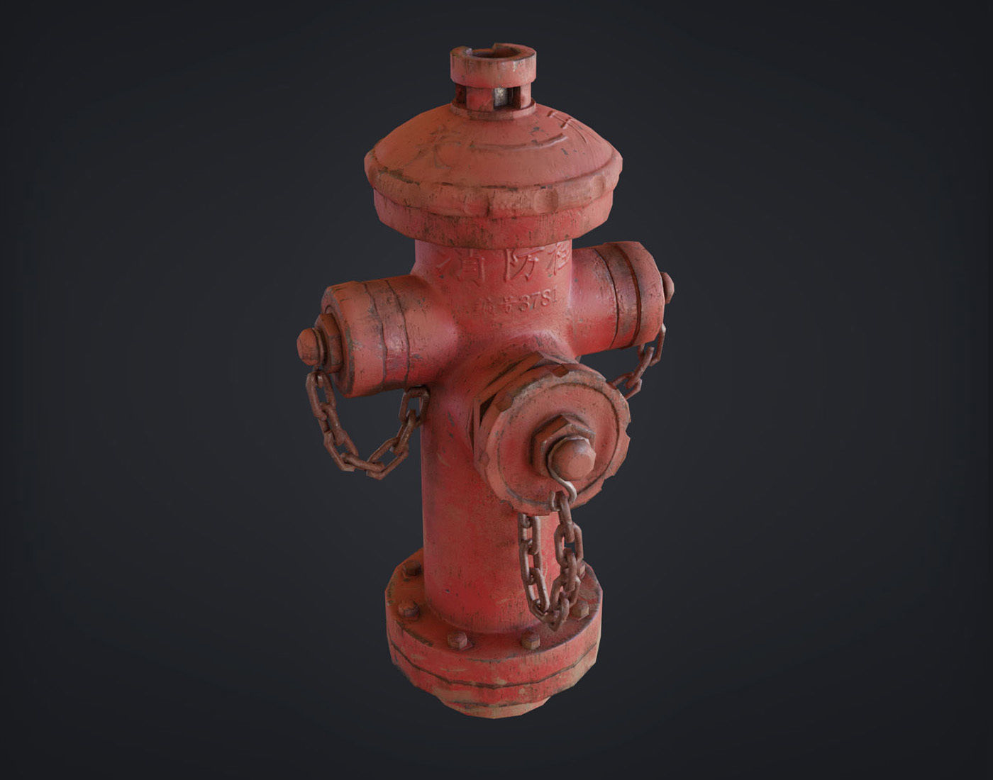 3D model Fire Hydrant - Chinese Style Design VR / AR / low-poly | CGTrader