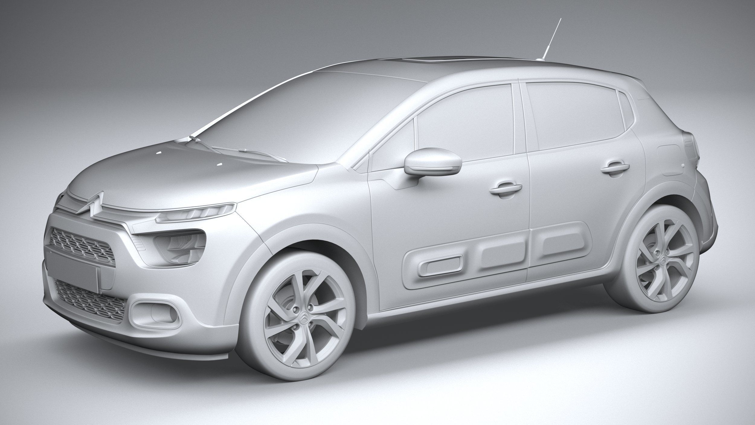 Citroen C3 2020 3D model | CGTrader
