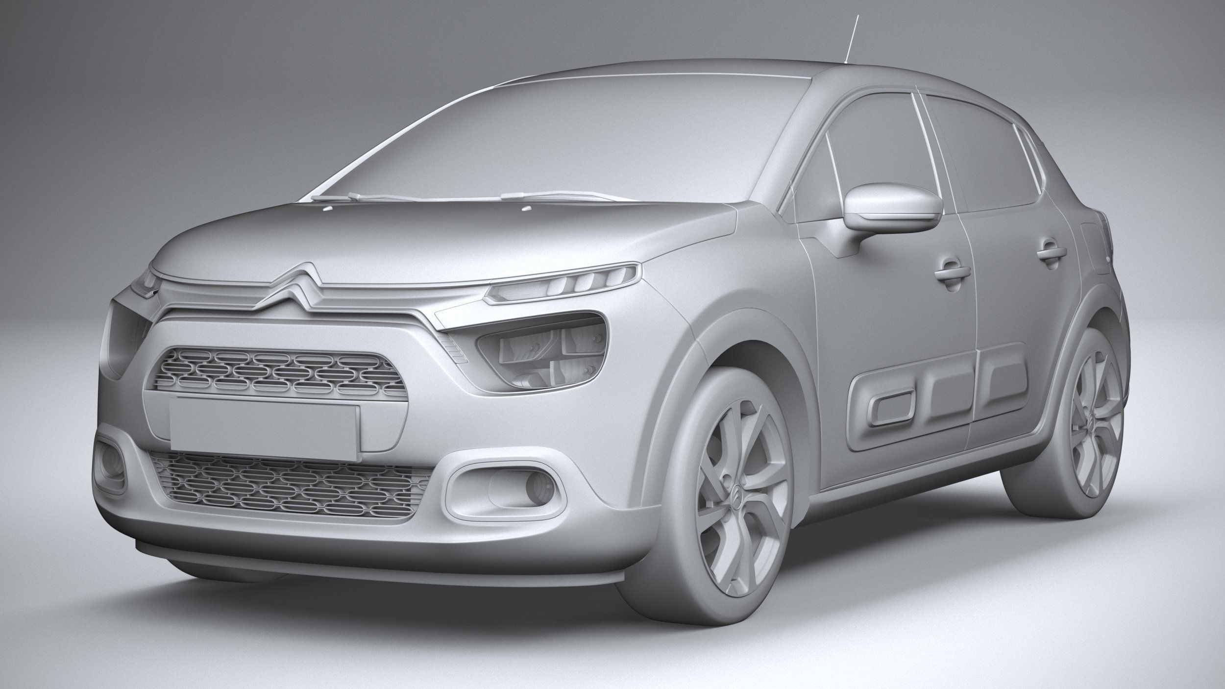 Citroen C3 2020 3D model | CGTrader