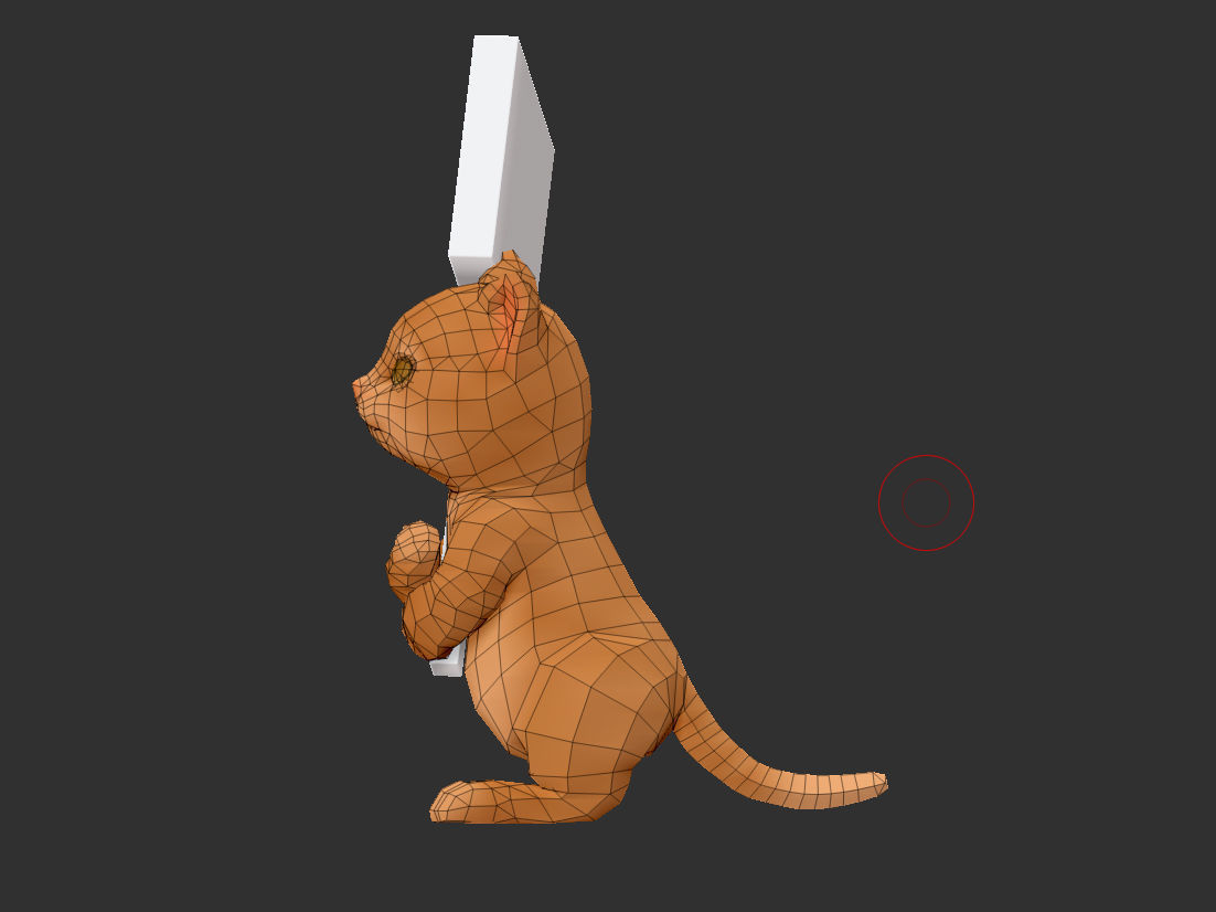 Cat - Hold Sign welcome 3D model 3D printable | CGTrader