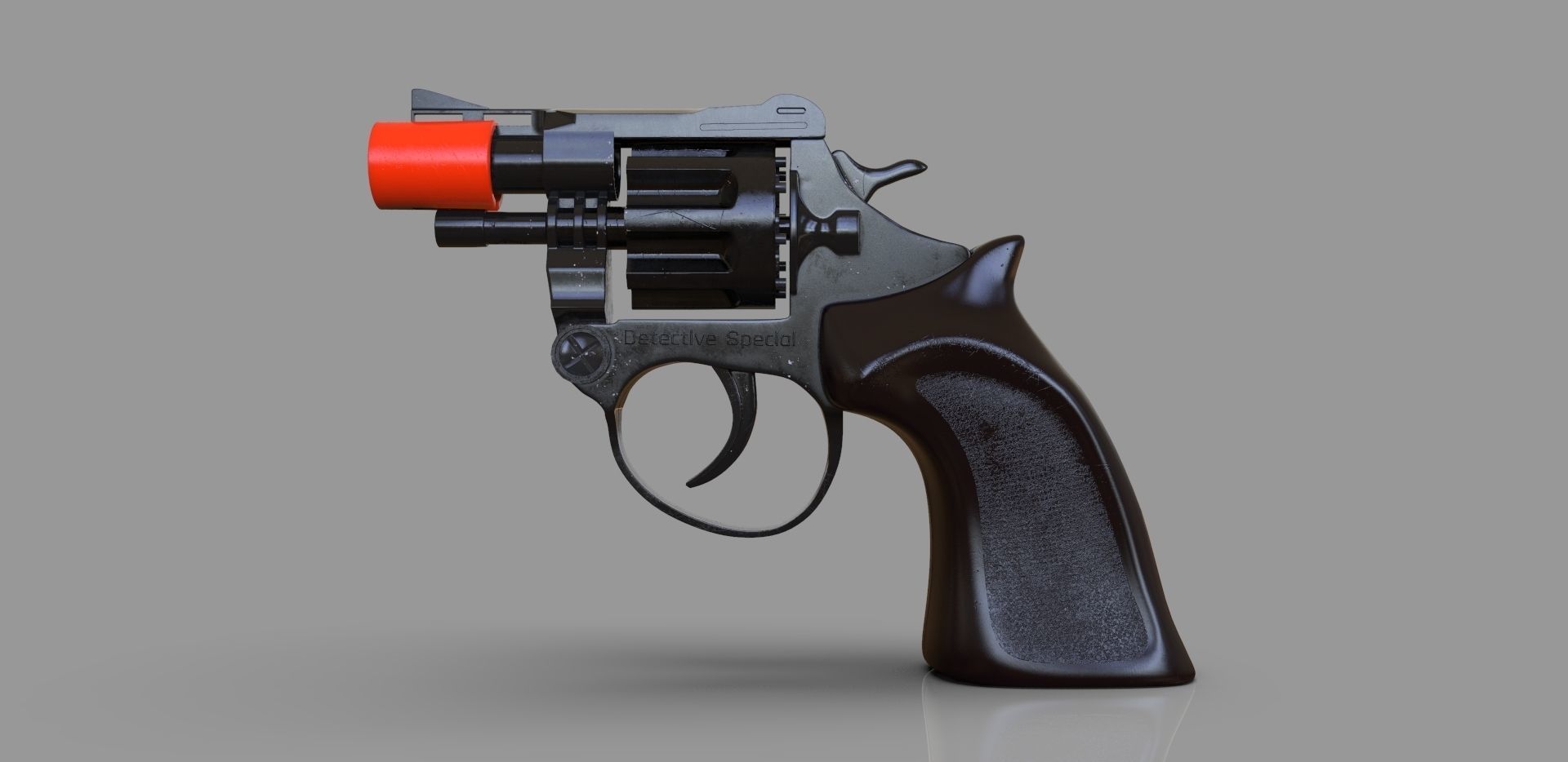 PBR Toy Cap Gun 3D model | CGTrader