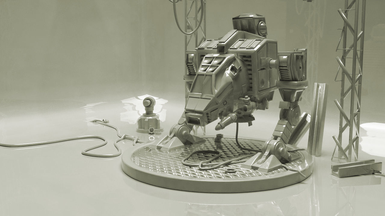 Biped Robot 3D model | CGTrader