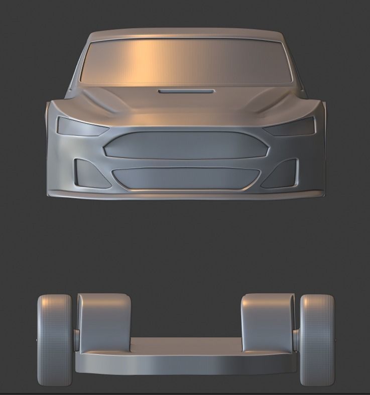 Nascar Mexico car and accessories 3D model 3D printable | CGTrader
