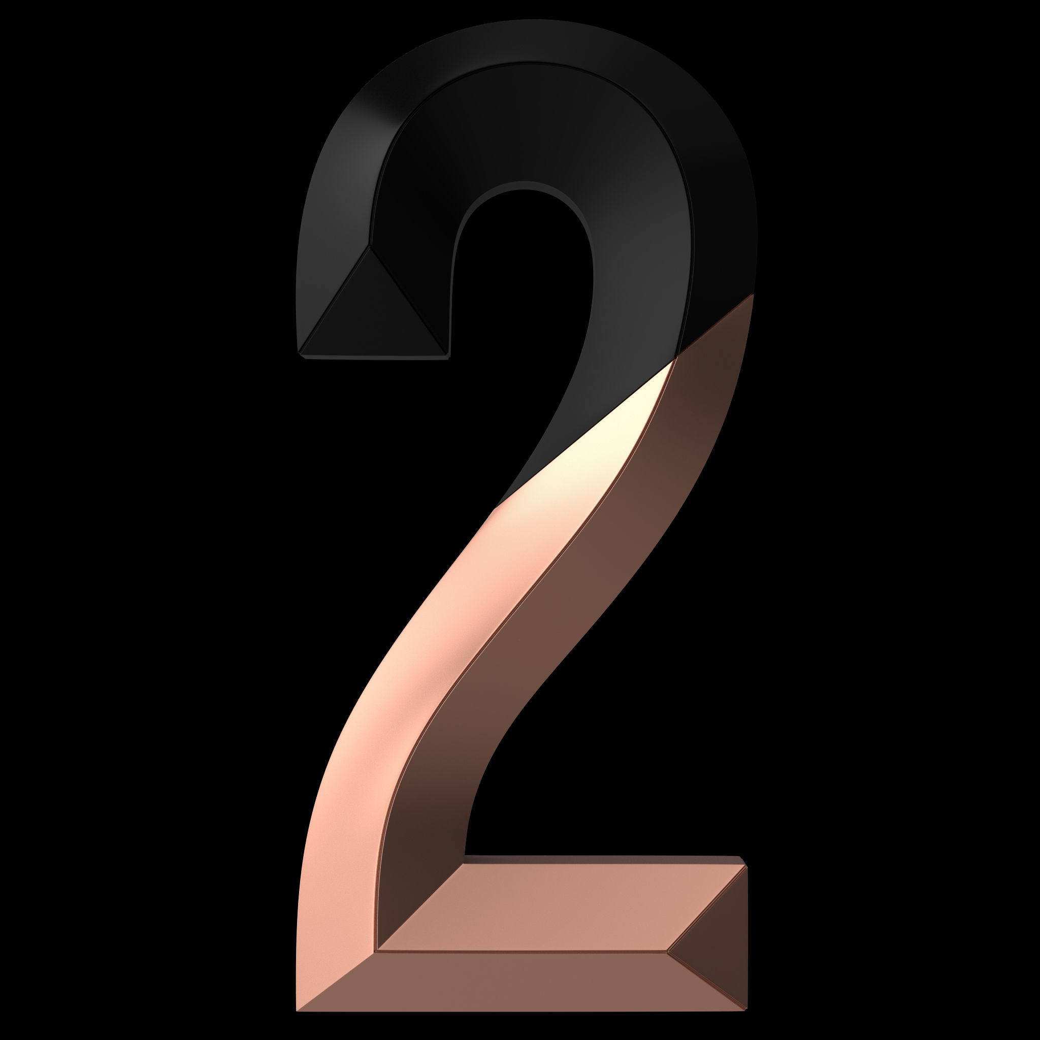 3D Graphic Number 0-9 3D model | CGTrader