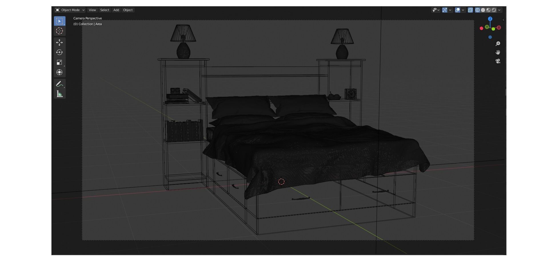 Double Bed free 3D model | CGTrader
