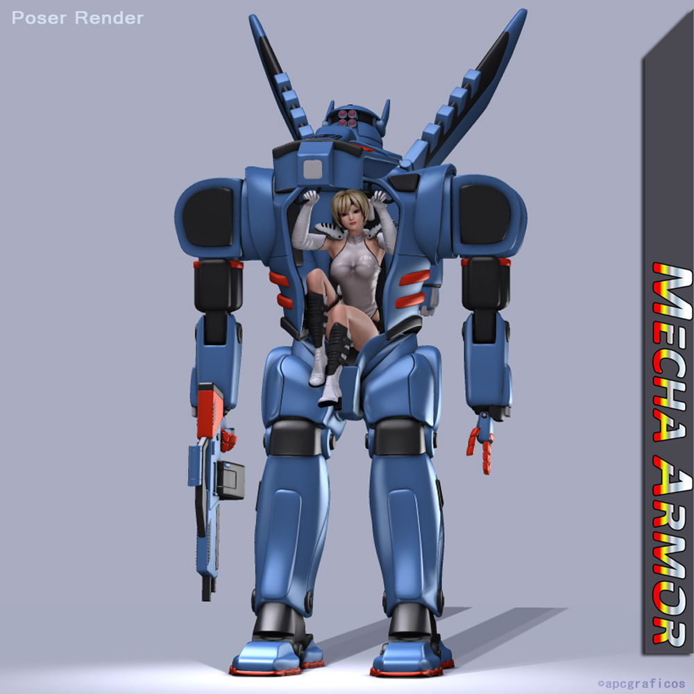 Mecha Armor 3D model | CGTrader