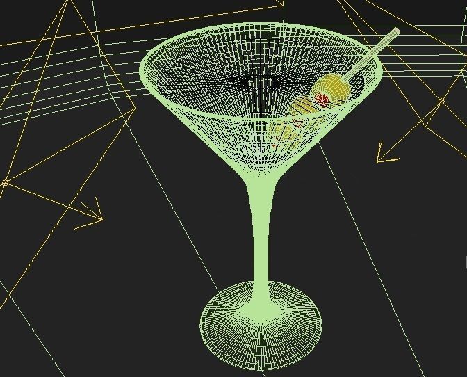 Martini Coctail 3D model | CGTrader