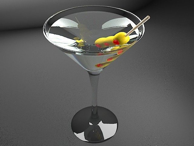 Martini Coctail 3D model | CGTrader