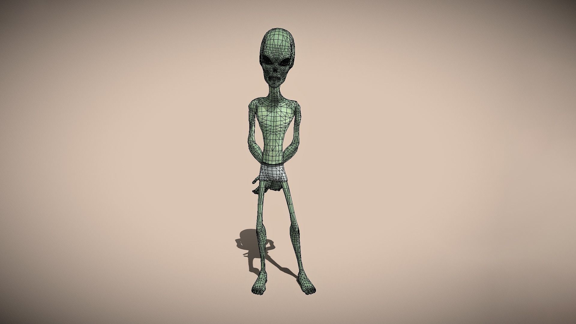 Classic aliens 3D model rigged | CGTrader