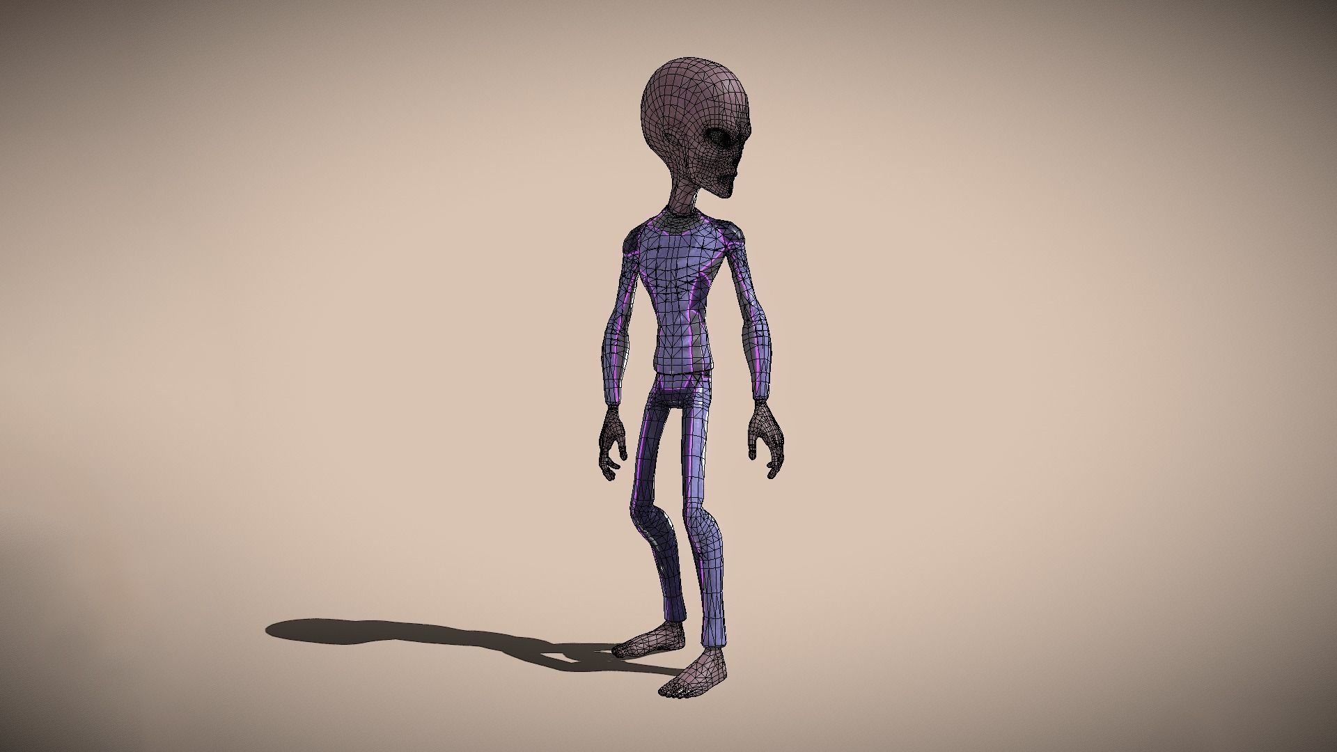 Classic aliens 3D model rigged | CGTrader