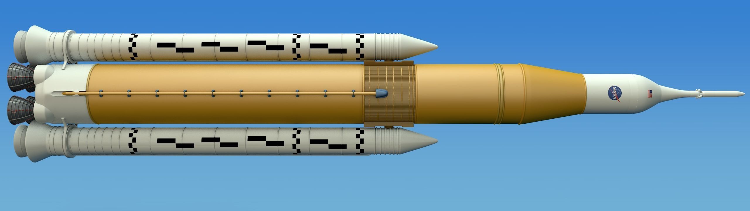 NASA Space Launch System 3D model | CGTrader