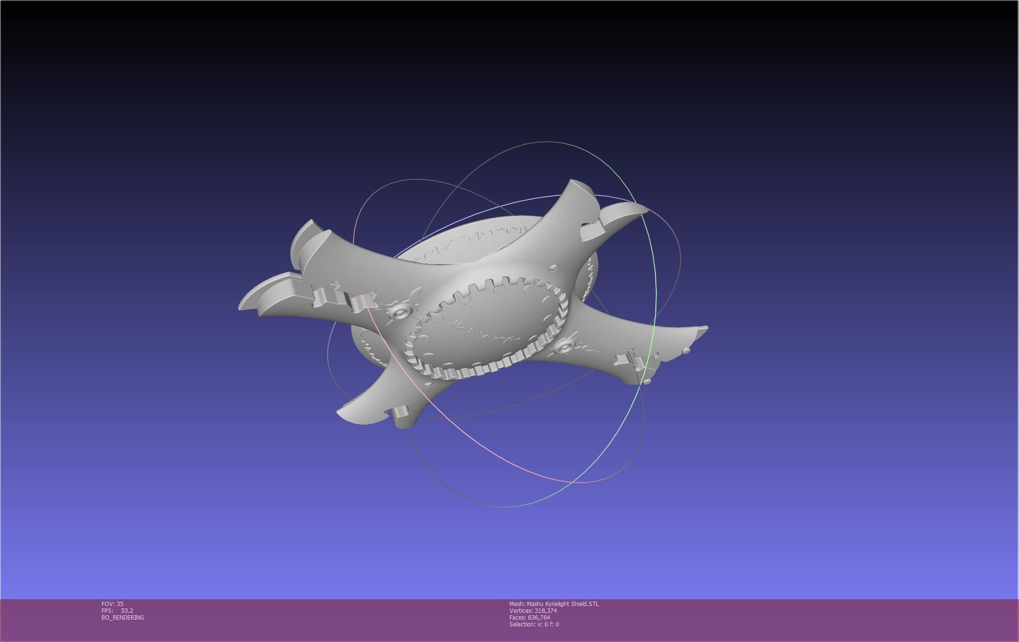 Mashu Kyrielight Shield 3D Printable Assembly 3D model 3D printable ...