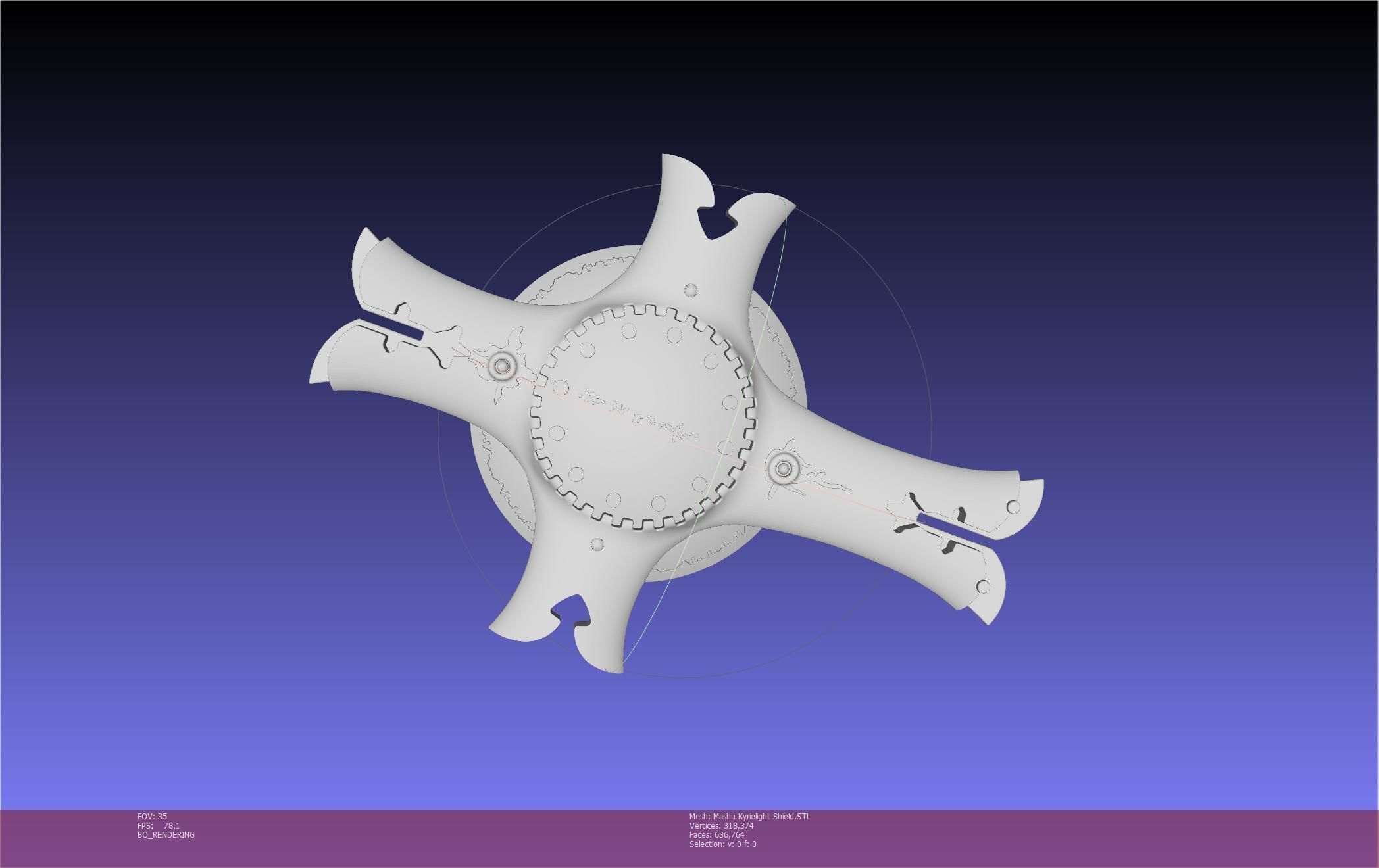 Mashu Kyrielight Shield 3D Printable Assembly 3D model 3D printable ...