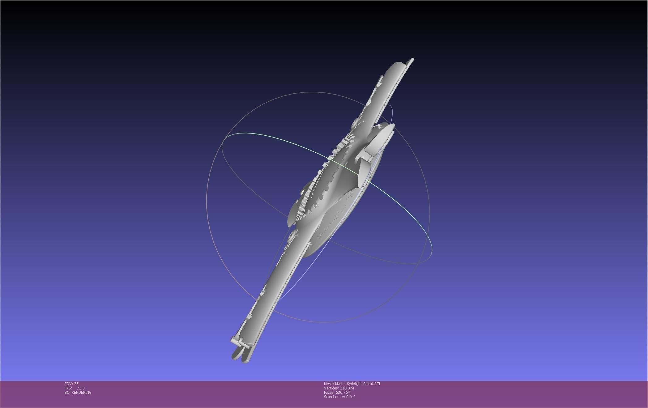 Mashu Kyrielight Shield 3D Printable Assembly 3D model 3D printable ...