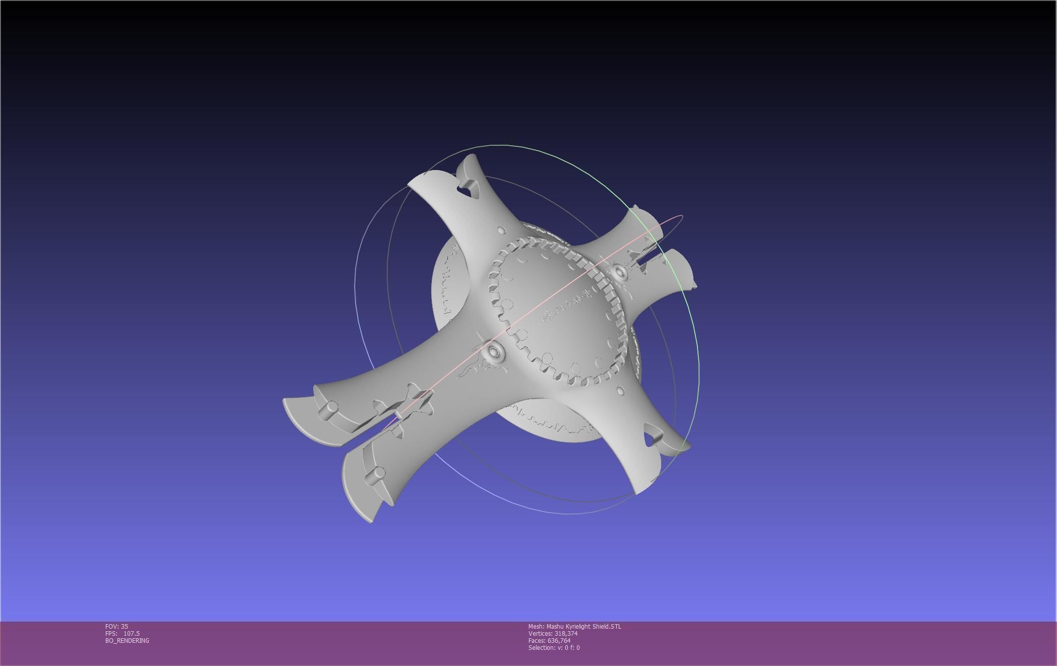 Mashu Kyrielight Shield 3D Printable Assembly 3D model 3D printable ...