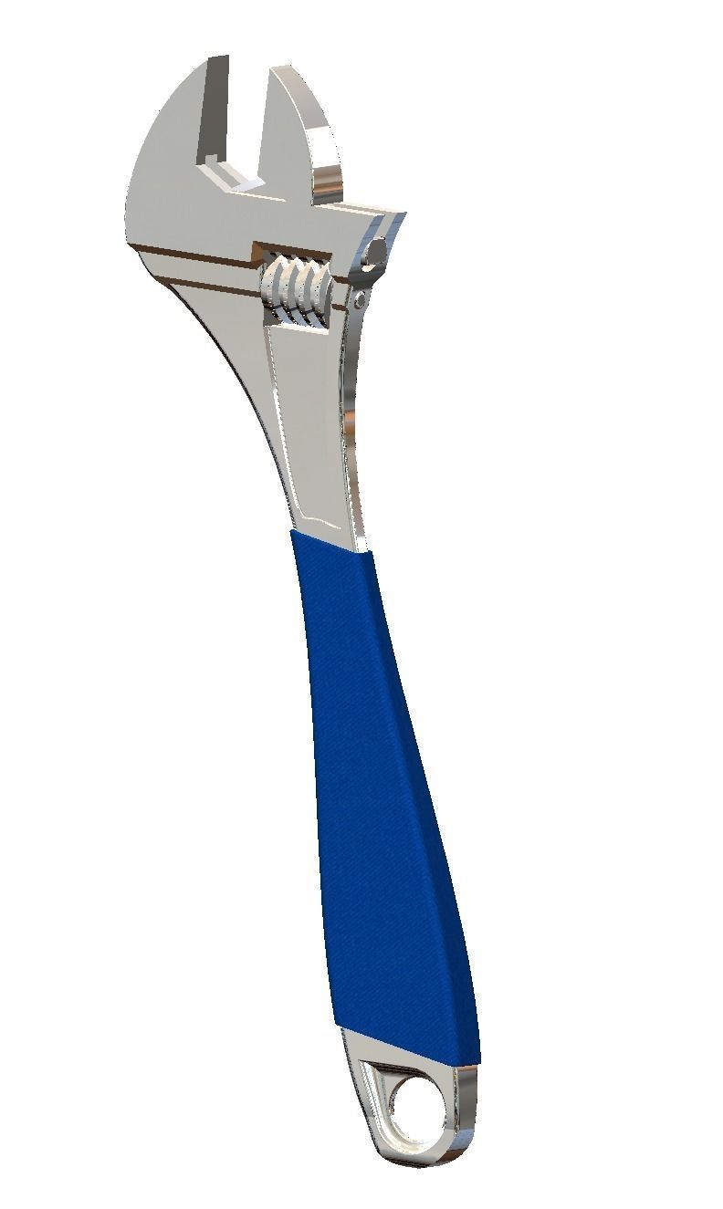 Adjustable Spanner - SolidWorks 3D model | CGTrader