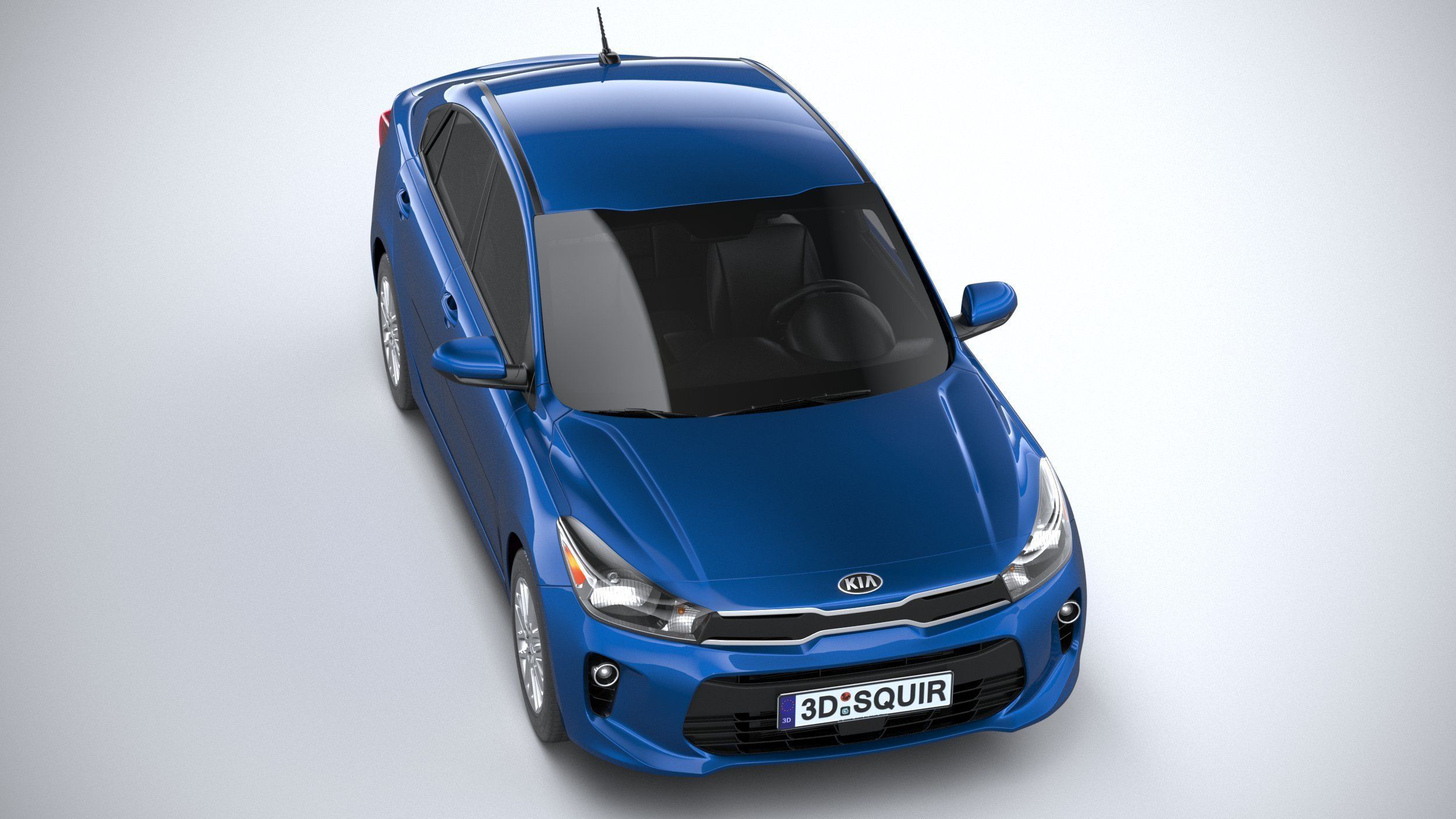 Kia Rio Sedan 2018-2020 3D model | CGTrader