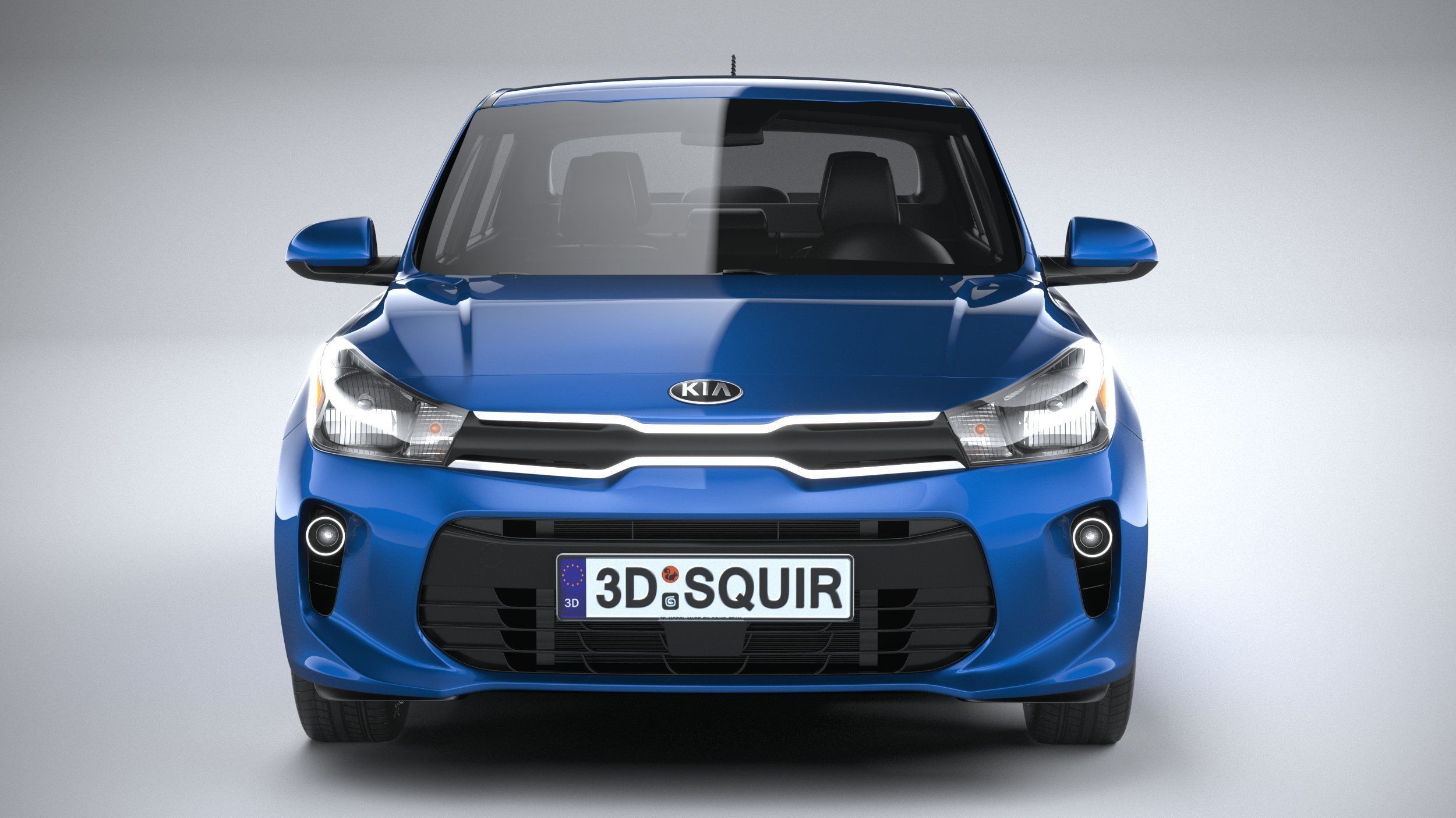 Kia Rio Sedan 2018-2020 3D model | CGTrader