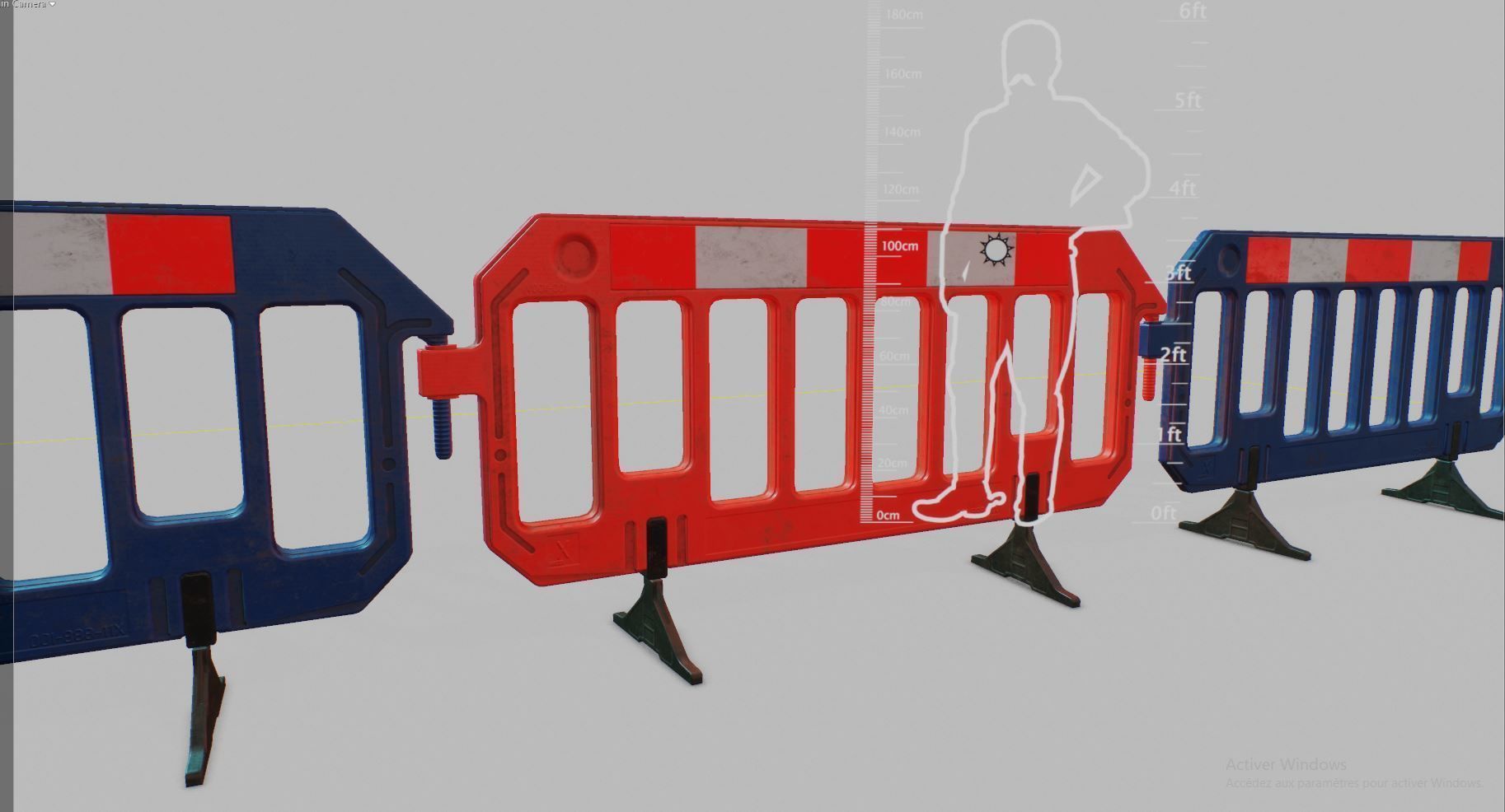 3D model STREET BARRIERS PACK - Game Ready-VR VR / AR / low-poly | CGTrader