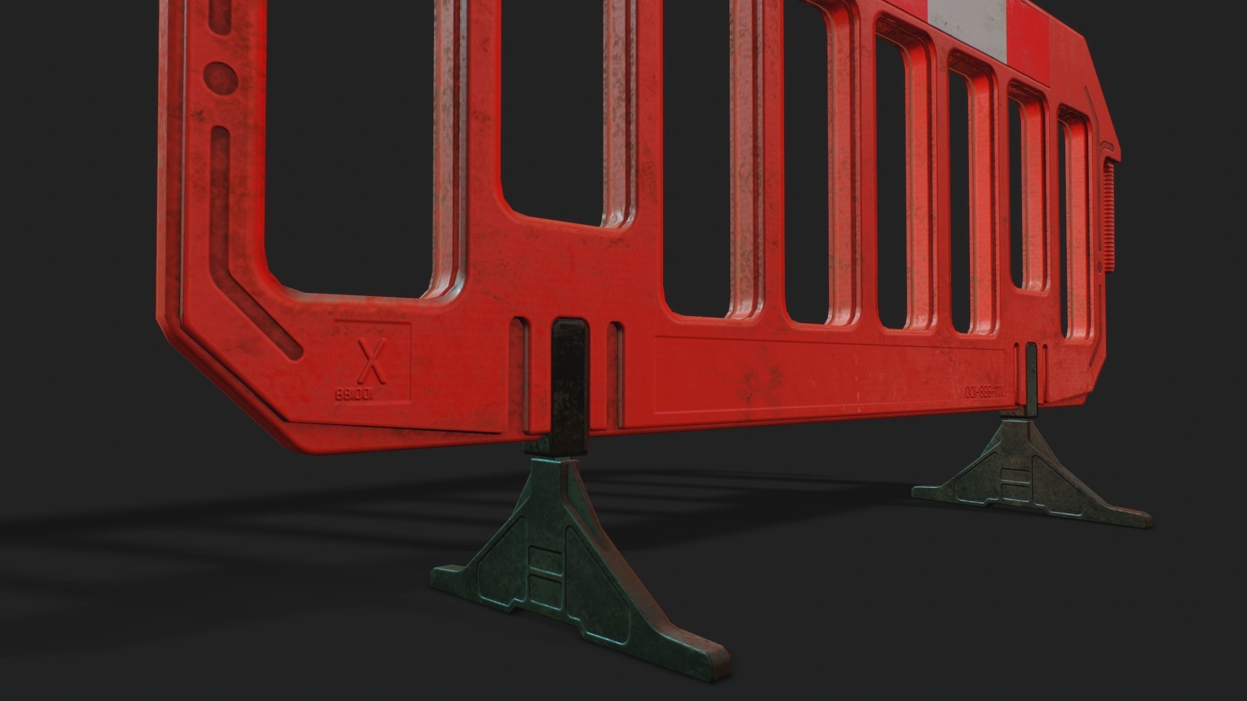 3D model STREET BARRIERS PACK - Game Ready-VR VR / AR / low-poly | CGTrader