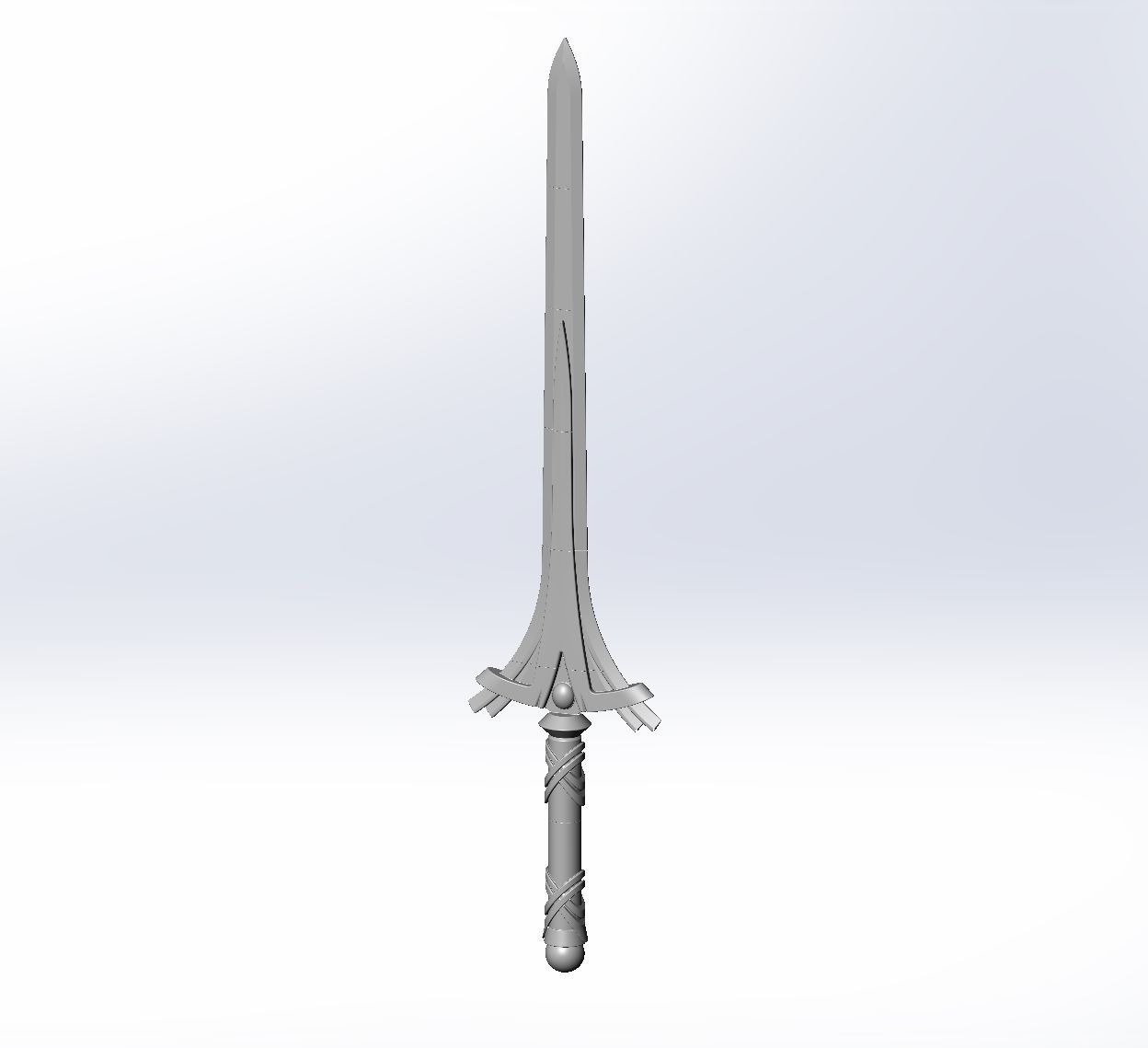 Sword Art Online Alicization Asuna Underworld Sword Assembly 3D model ...