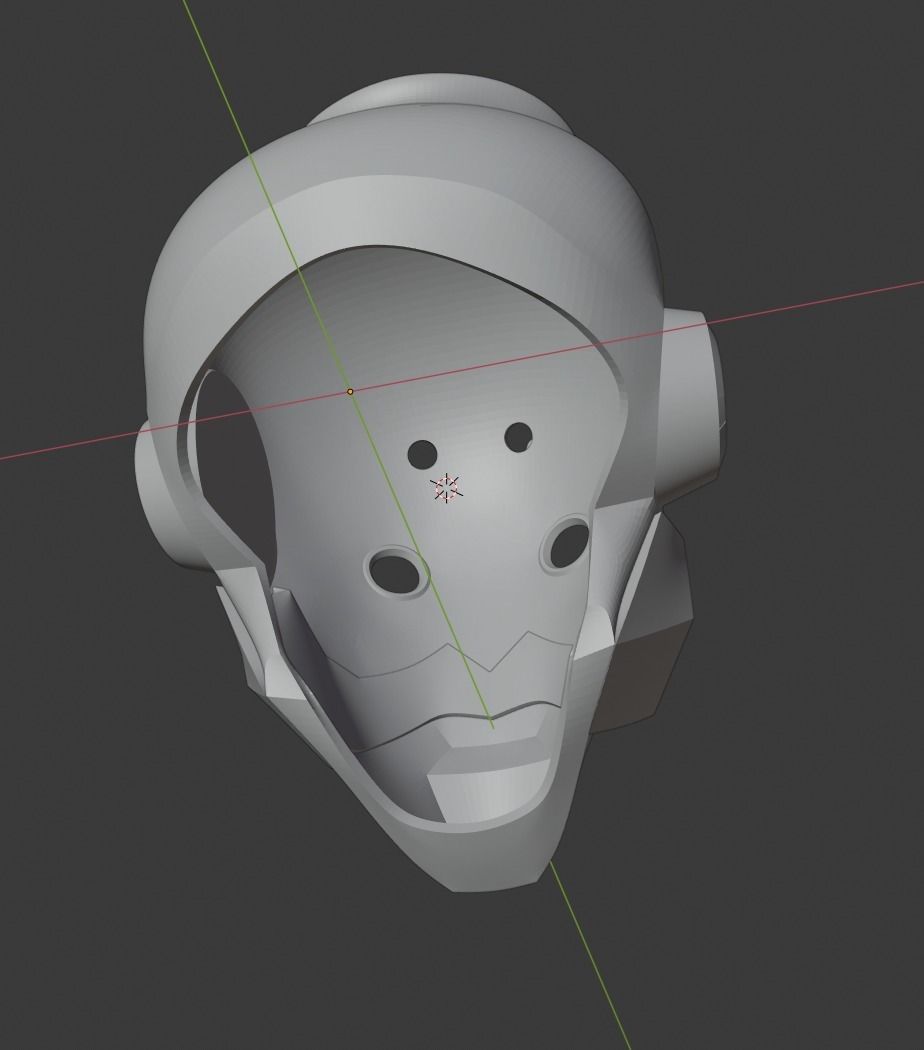 ashe bob overwatch cosplay helmet free 3D model 3D printable | CGTrader