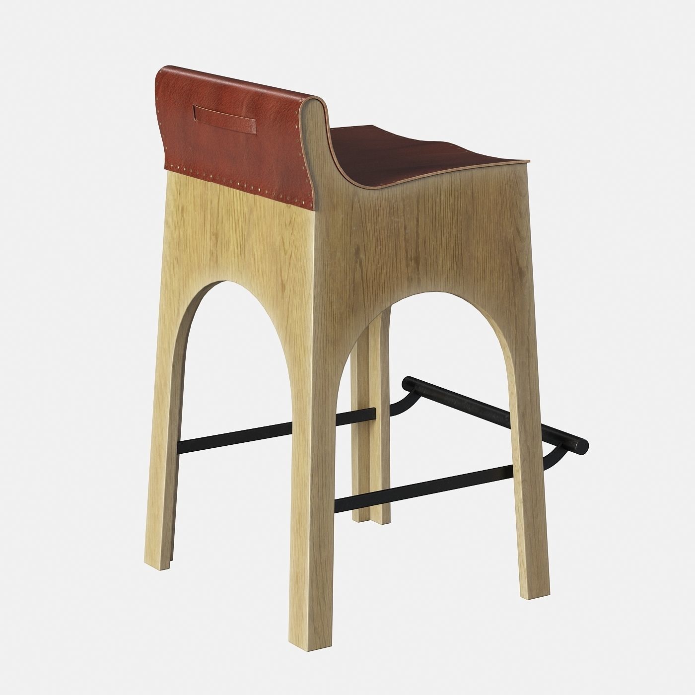 Lostine Jack Stool 3D model | CGTrader