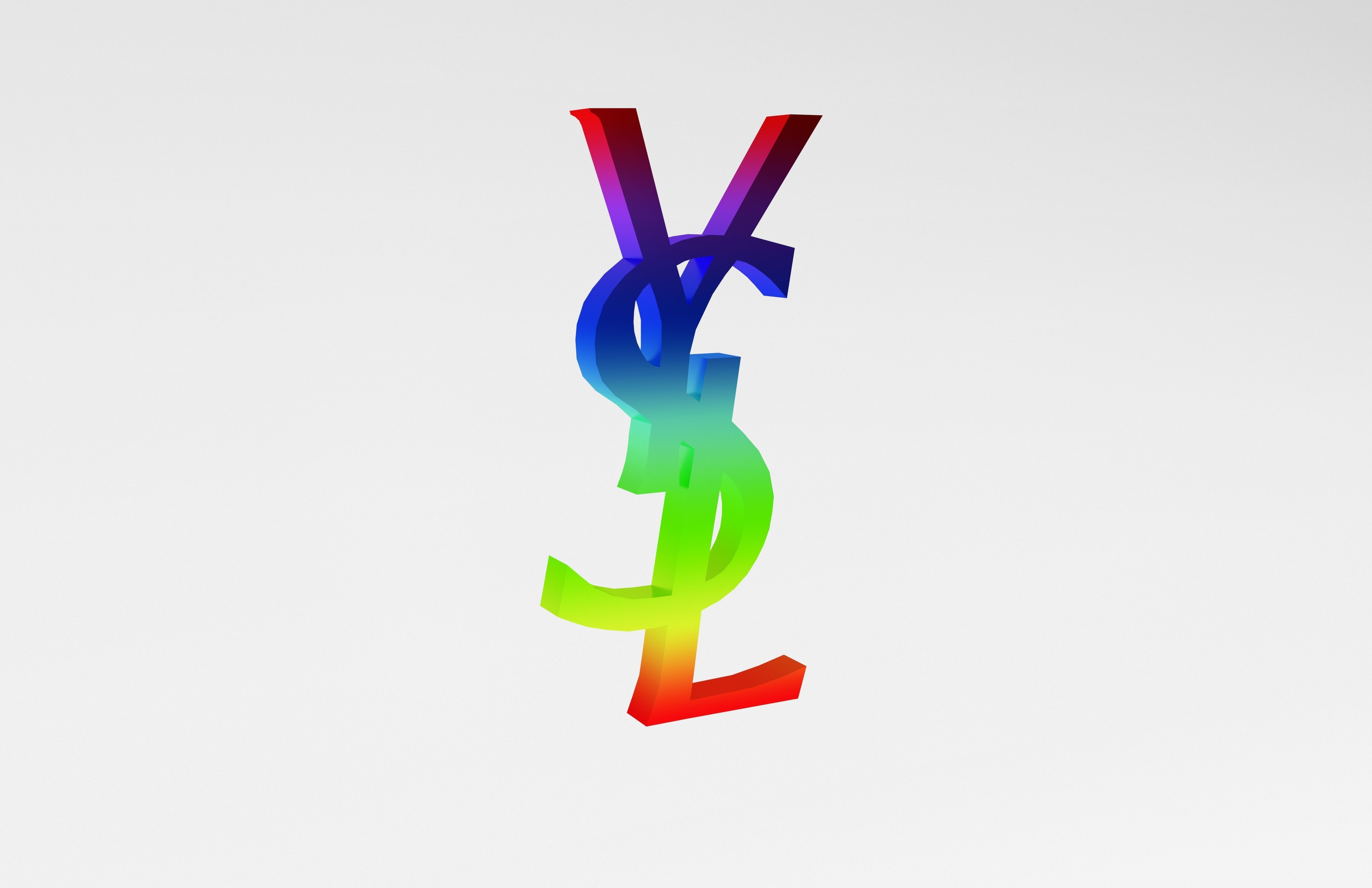 YSL Logo v1 017 free VR / AR / low-poly 3D model | CGTrader