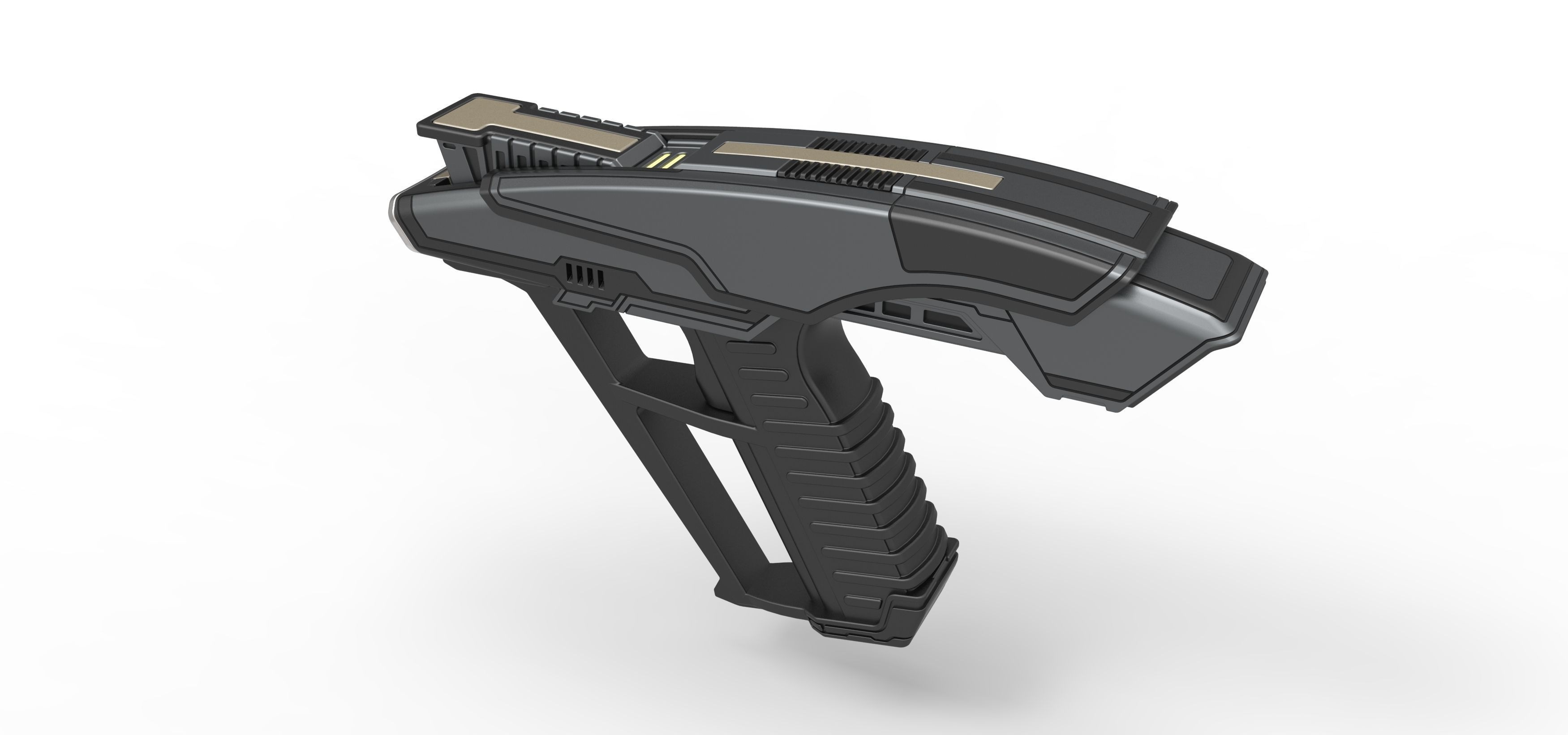Starfleet Hand Phaser from Star Trek Picard TV series 3D model 3D ...