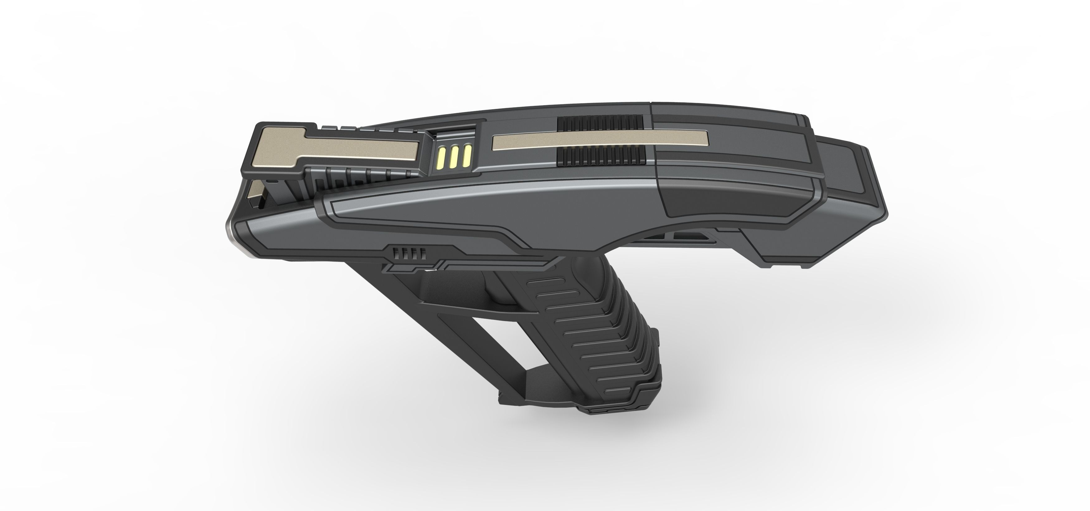 Starfleet Hand Phaser from Star Trek Picard TV series 3D model 3D ...
