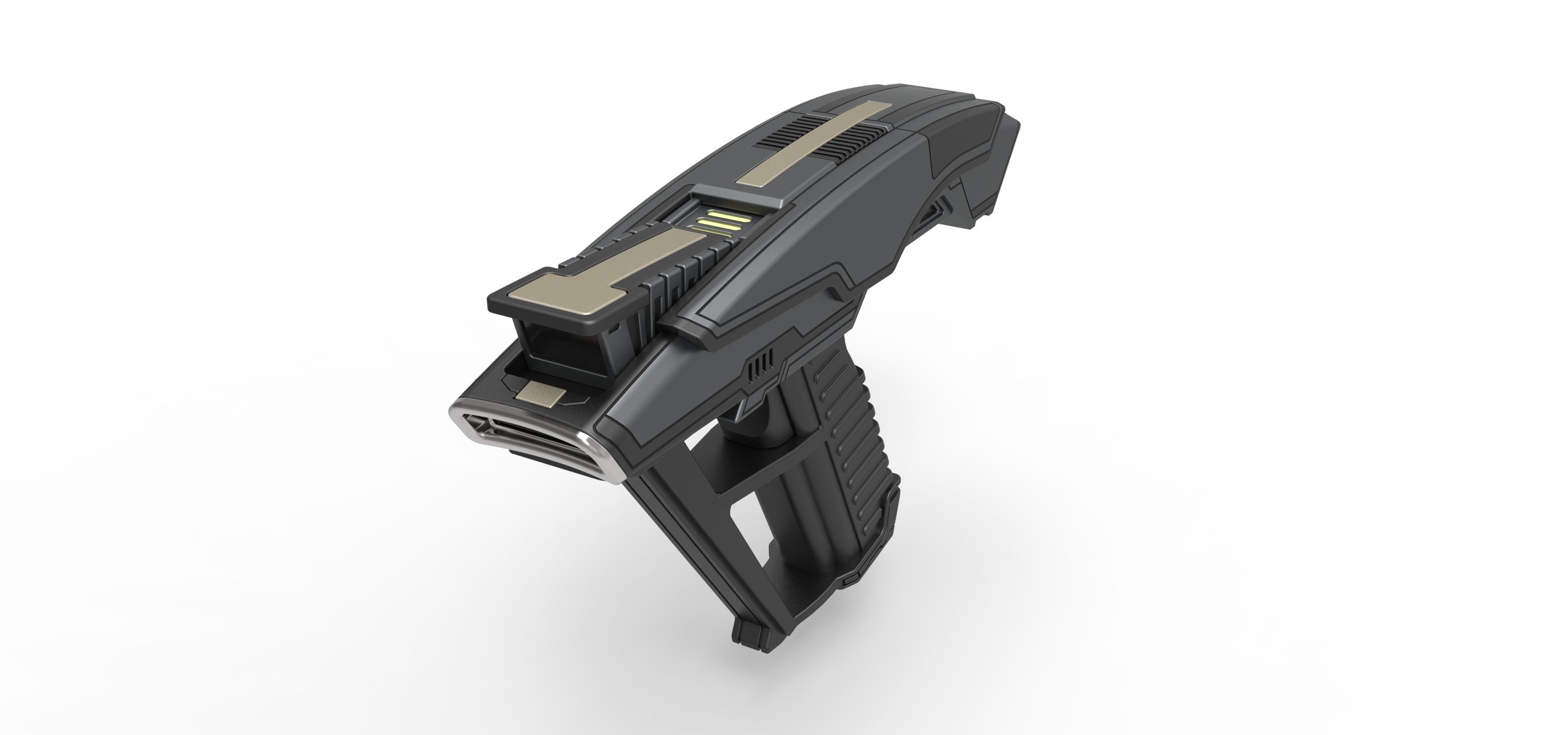Starfleet Hand Phaser from Star Trek Picard TV series 3D model 3D ...