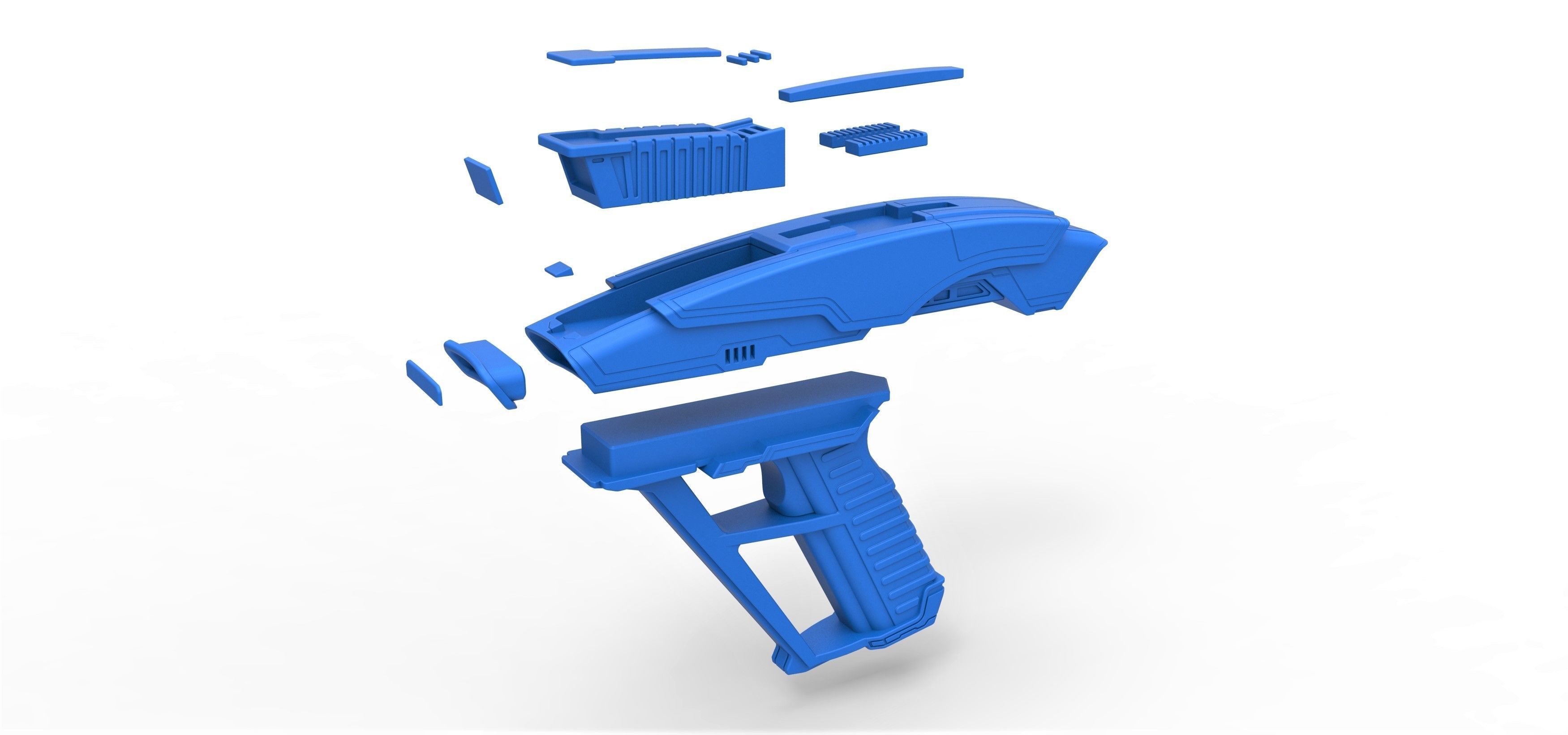 Starfleet Hand Phaser from Star Trek Picard TV series 3D model 3D ...