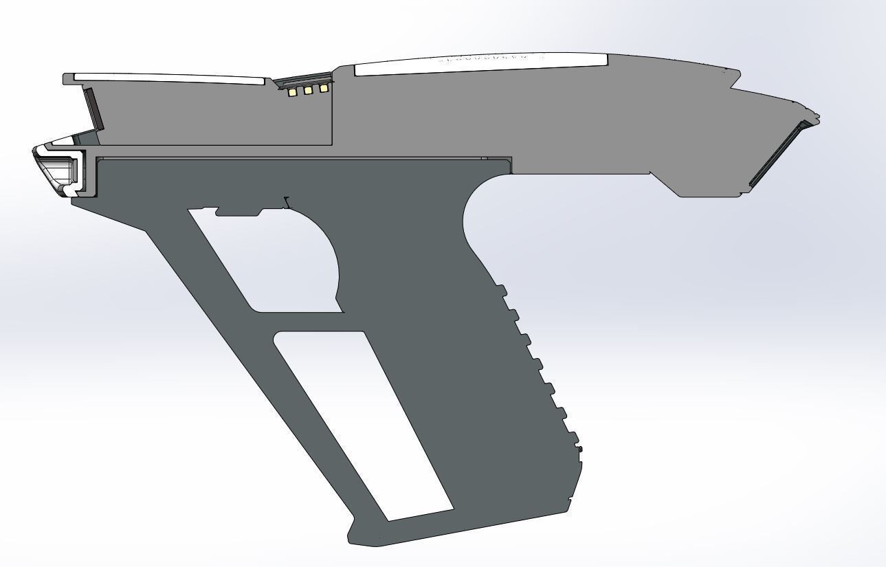 Starfleet Hand Phaser from Star Trek Picard TV series 3D model 3D ...