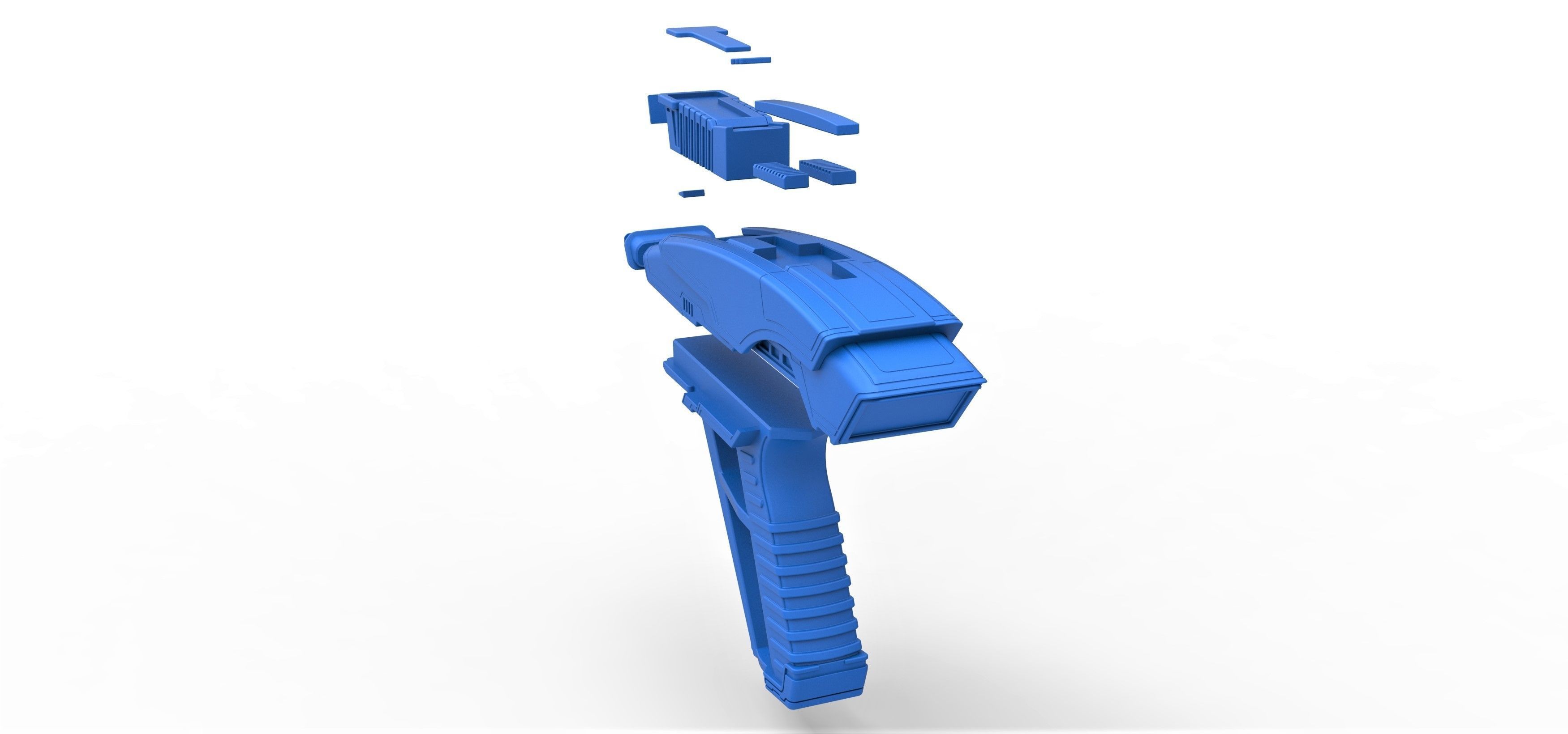 Starfleet Hand Phaser from Star Trek Picard TV series 3D model 3D ...