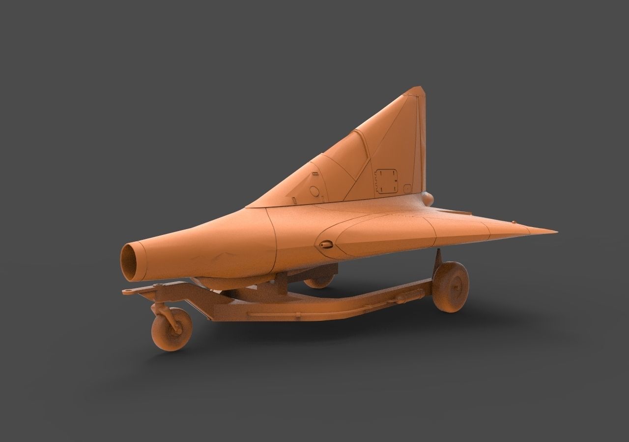 Lippisch P13a 3D model 3D printable | CGTrader