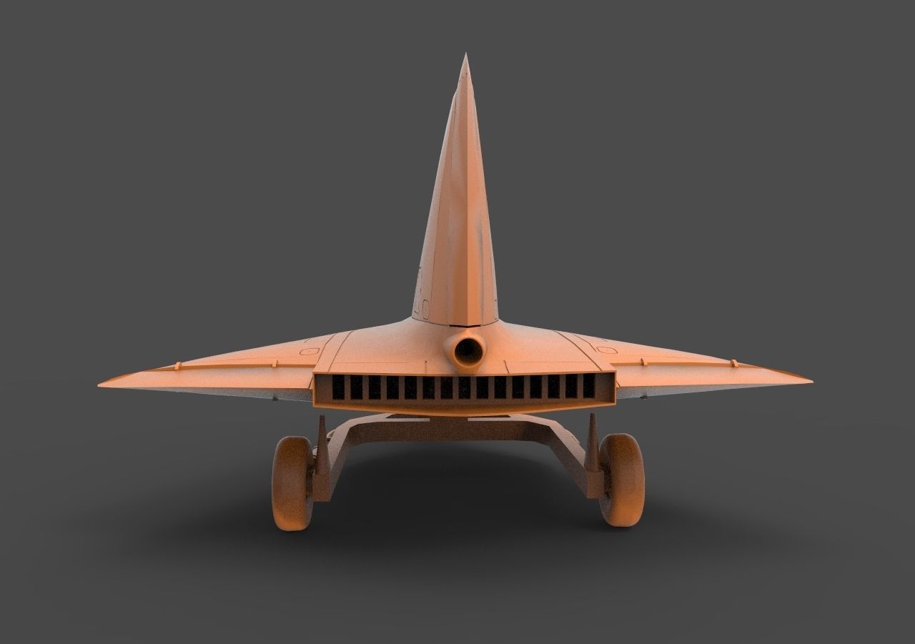 Lippisch P13a 3D model 3D printable | CGTrader