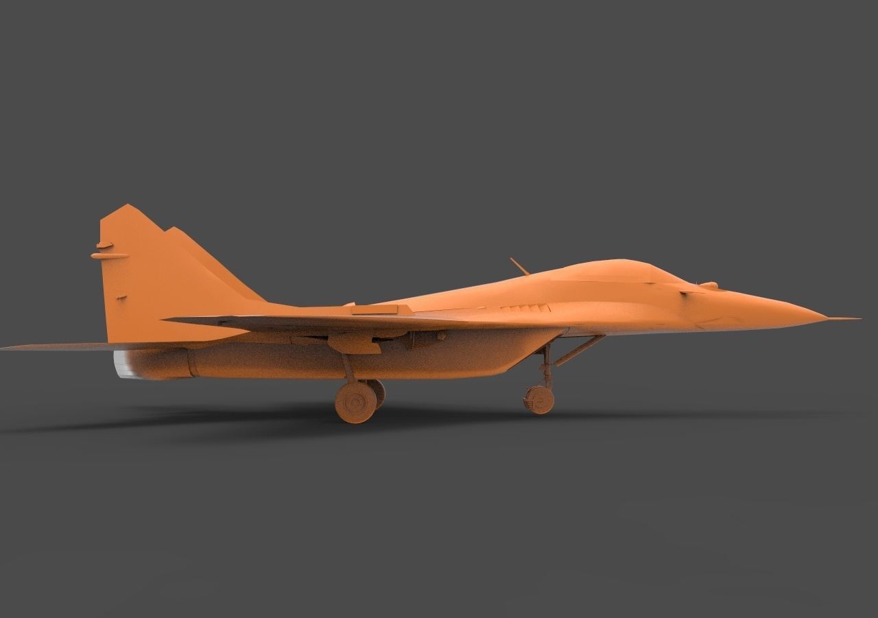 Mig 29 3D model 3D printable | CGTrader