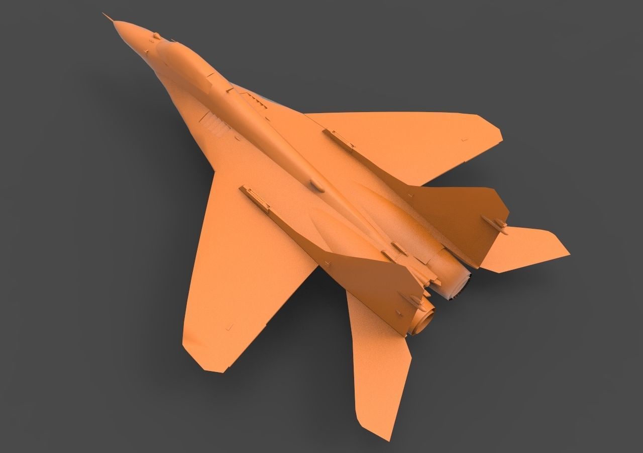 Mig 29 3D model 3D printable | CGTrader