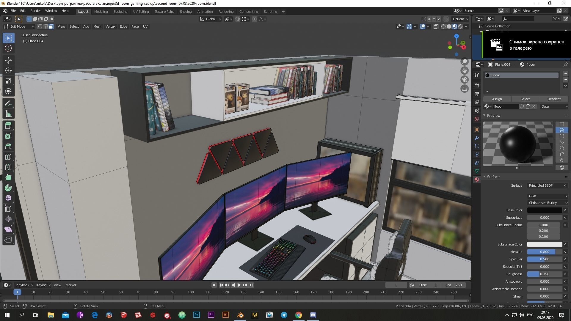 3D model Cool 3D gaming set-up VR / AR / low-poly | CGTrader
