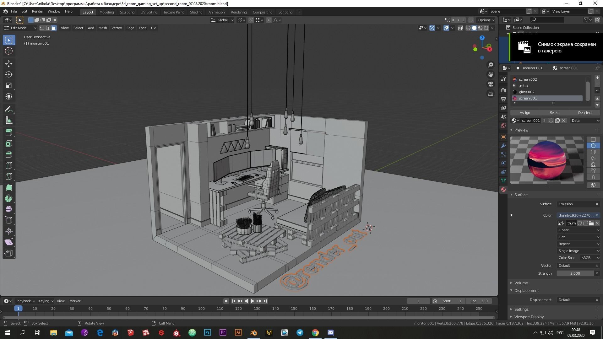 3D model Cool 3D gaming set-up VR / AR / low-poly | CGTrader